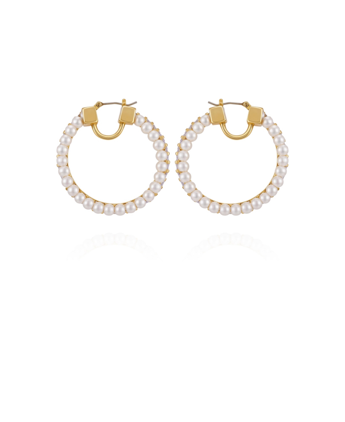 Click here for Vince Camuto Gold-Tone Crystals Cultivated Pearl H... prices