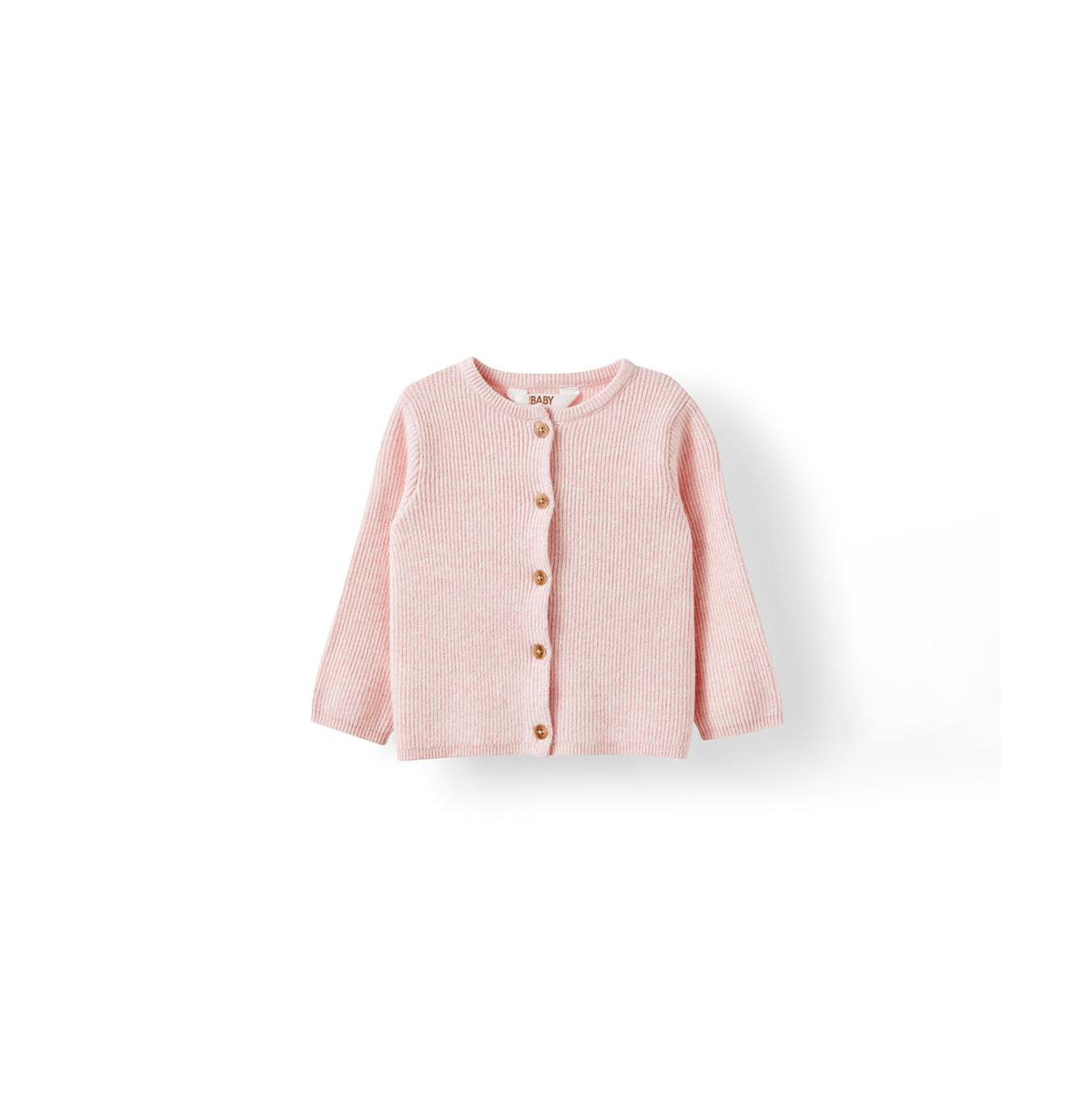 Click here for Cotton On Baby Boys Knit Cardigan - Soft musk marl... prices
