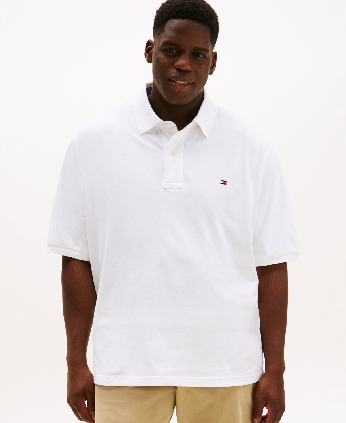 Click here for Tommy Hilfiger Mens Big & Tall Classic-Fit Ivy Pol... prices