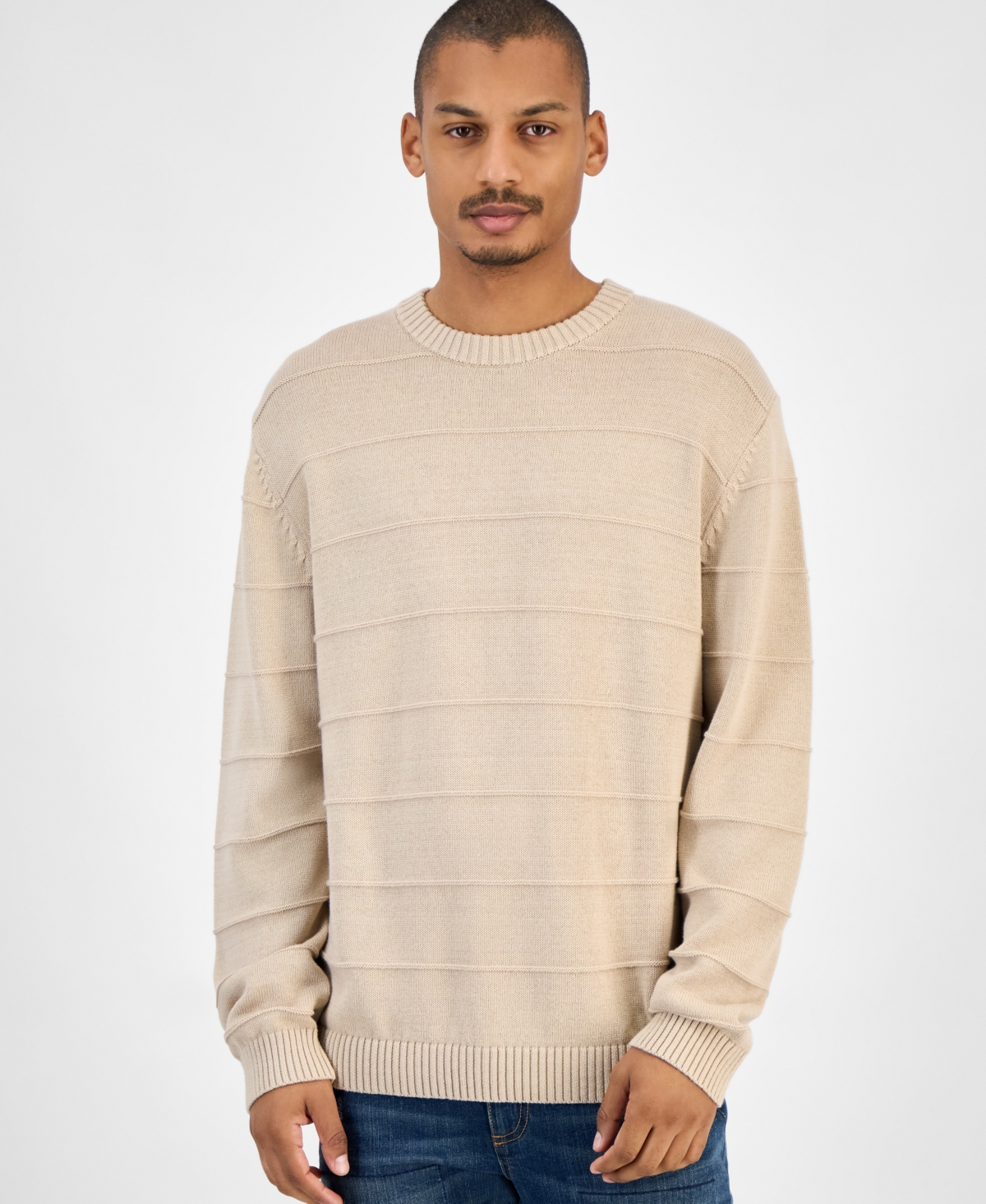 Click here for Sun + Stone Mens Ribbed Crewneck Sweater  Macys Ex... prices