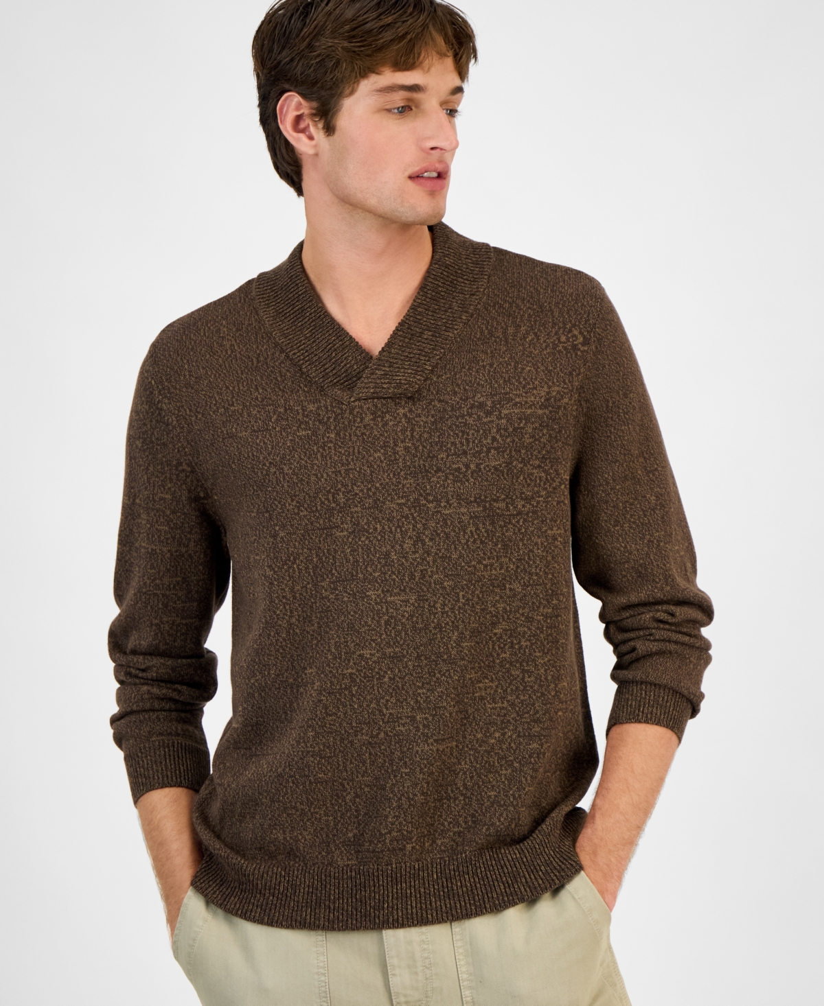 Click here for Sun + Stone Mens Shawl-Collar Sweater  Macys Exclu... prices