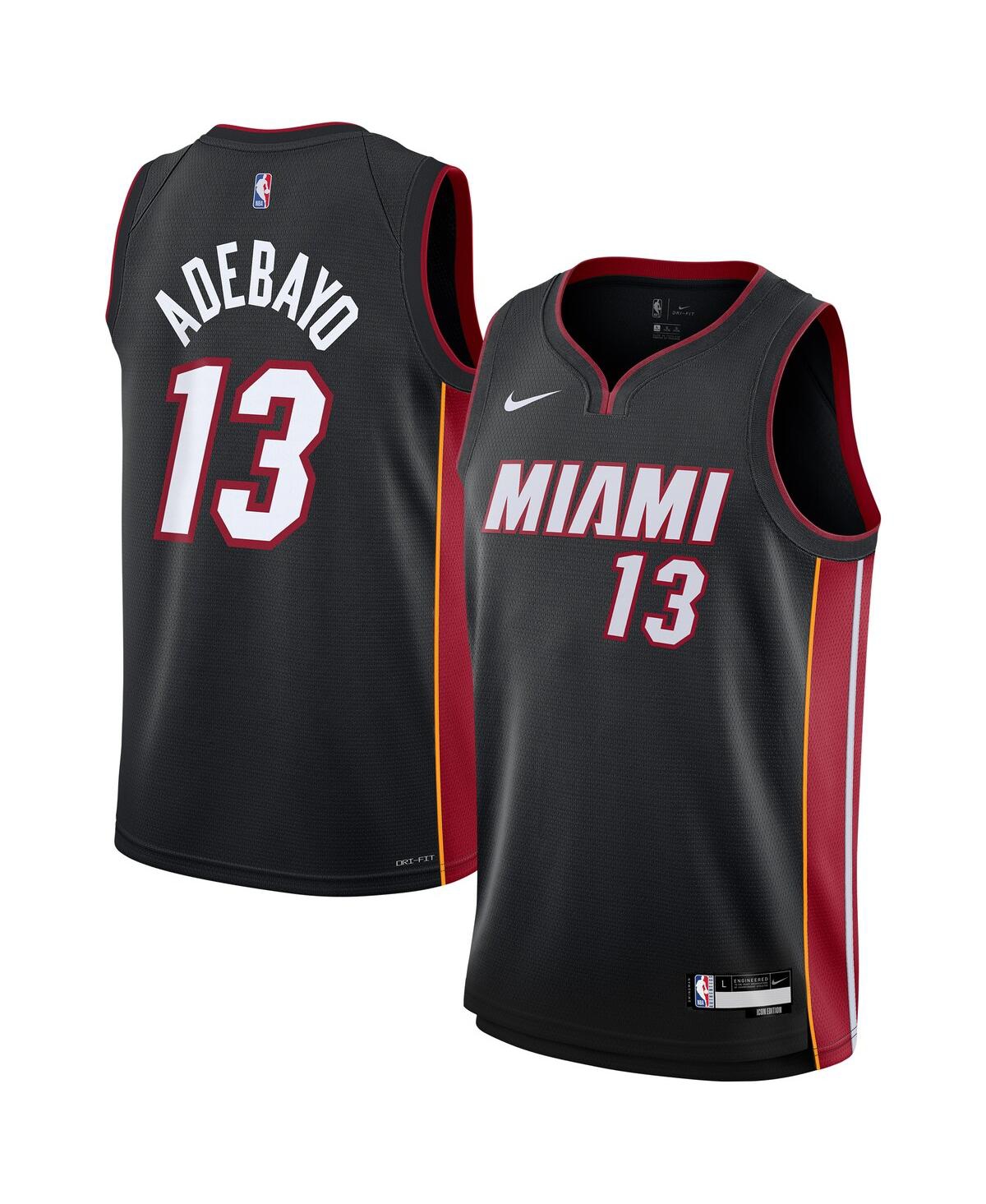 Click here for Nike Big Boys and Girls Bam Adebayo Black Miami He... prices