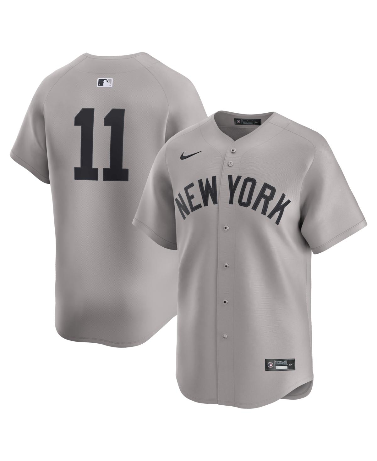 Click here for Nike Mens Anthony Volpe Gray New York Yankees Road... prices