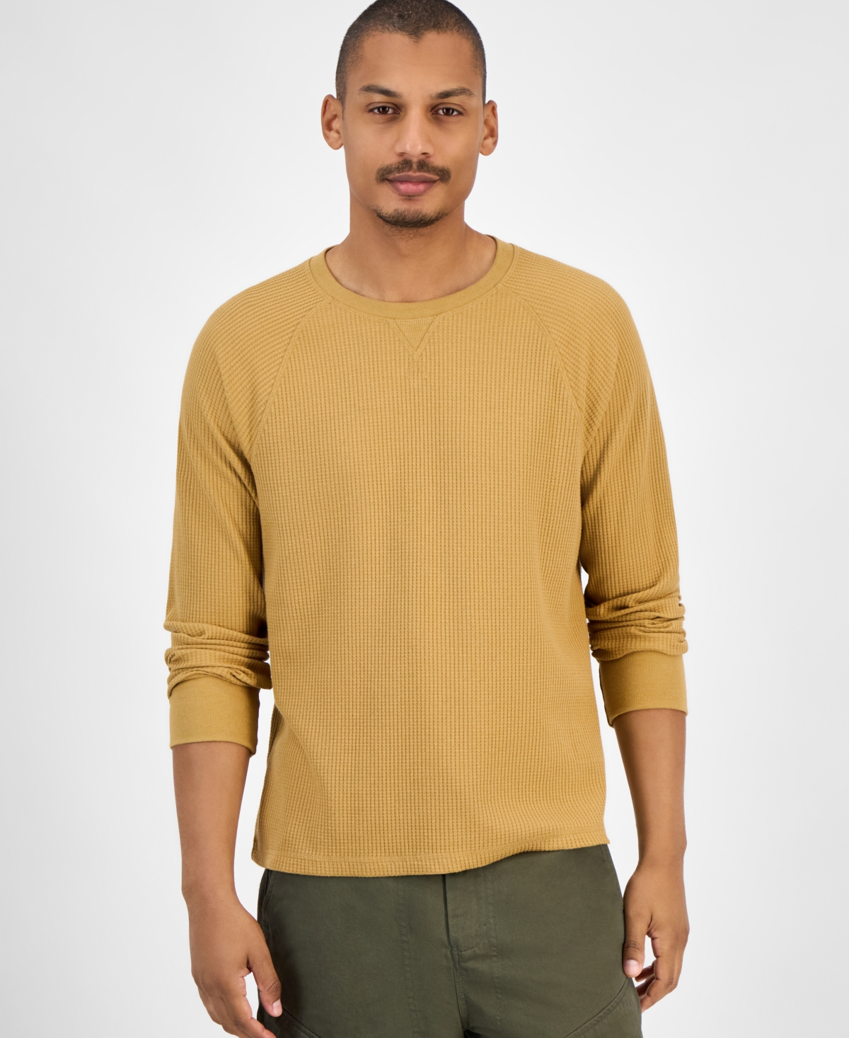 Click here for Sun + Stone Mens Waffle-Knit Thermal Shirt  Macys... prices