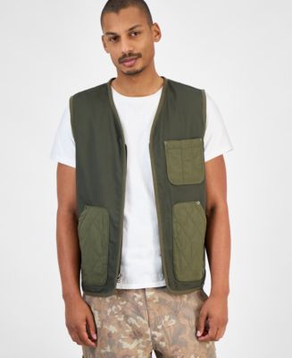Sun + Stone Men's Utility Vest, Macy's Exclusive - Macy's
