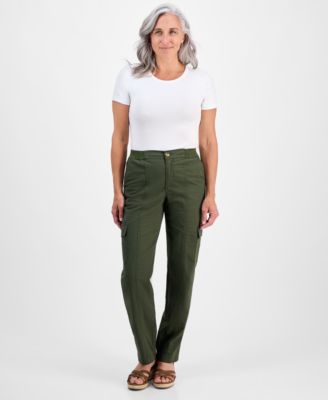 Click here for Style Co Womens Comfort Waist Utility Cargo Pants... prices