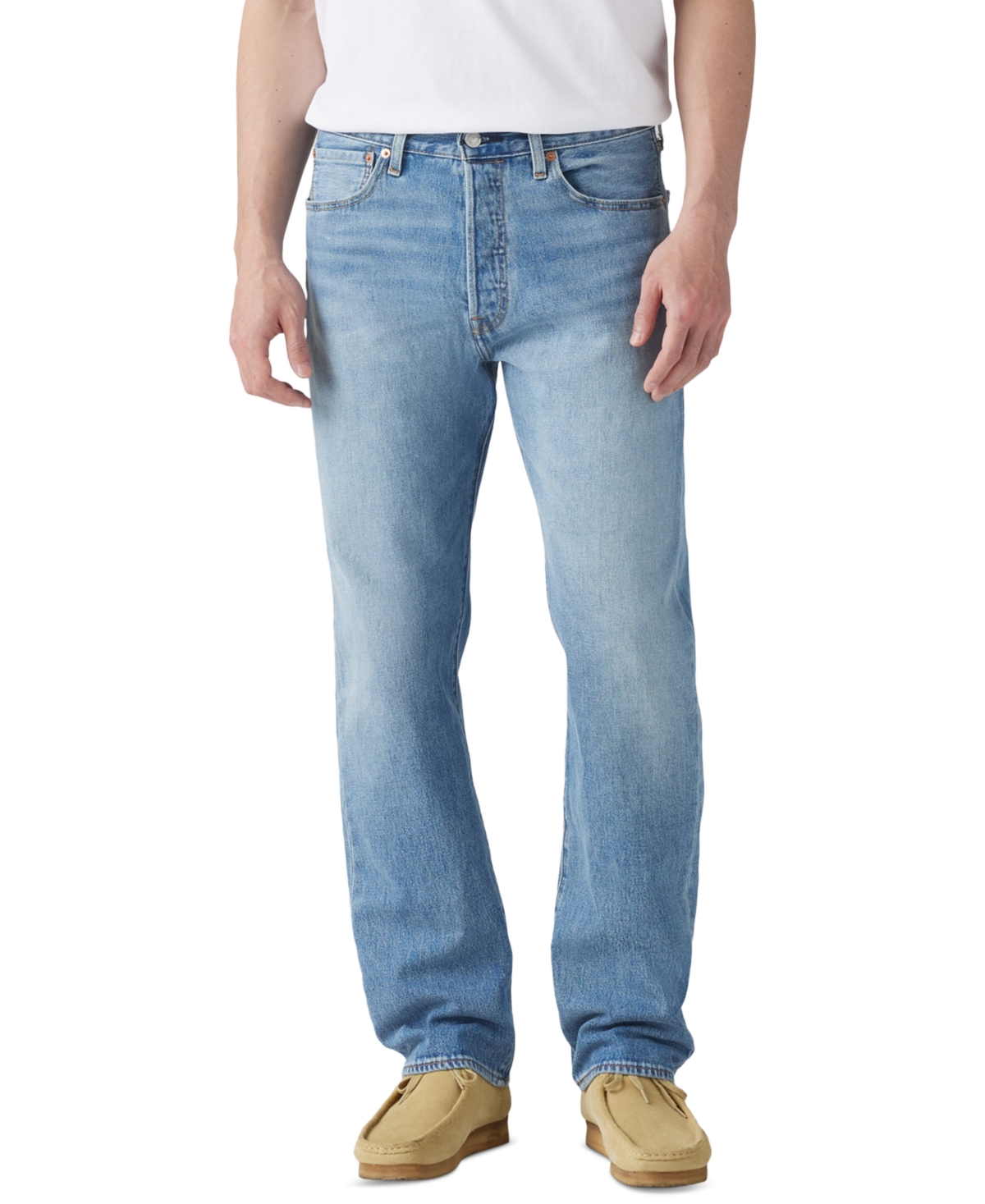 Click here for Levis Mens 501 Original Fit Button Fly Stretch Jea... prices