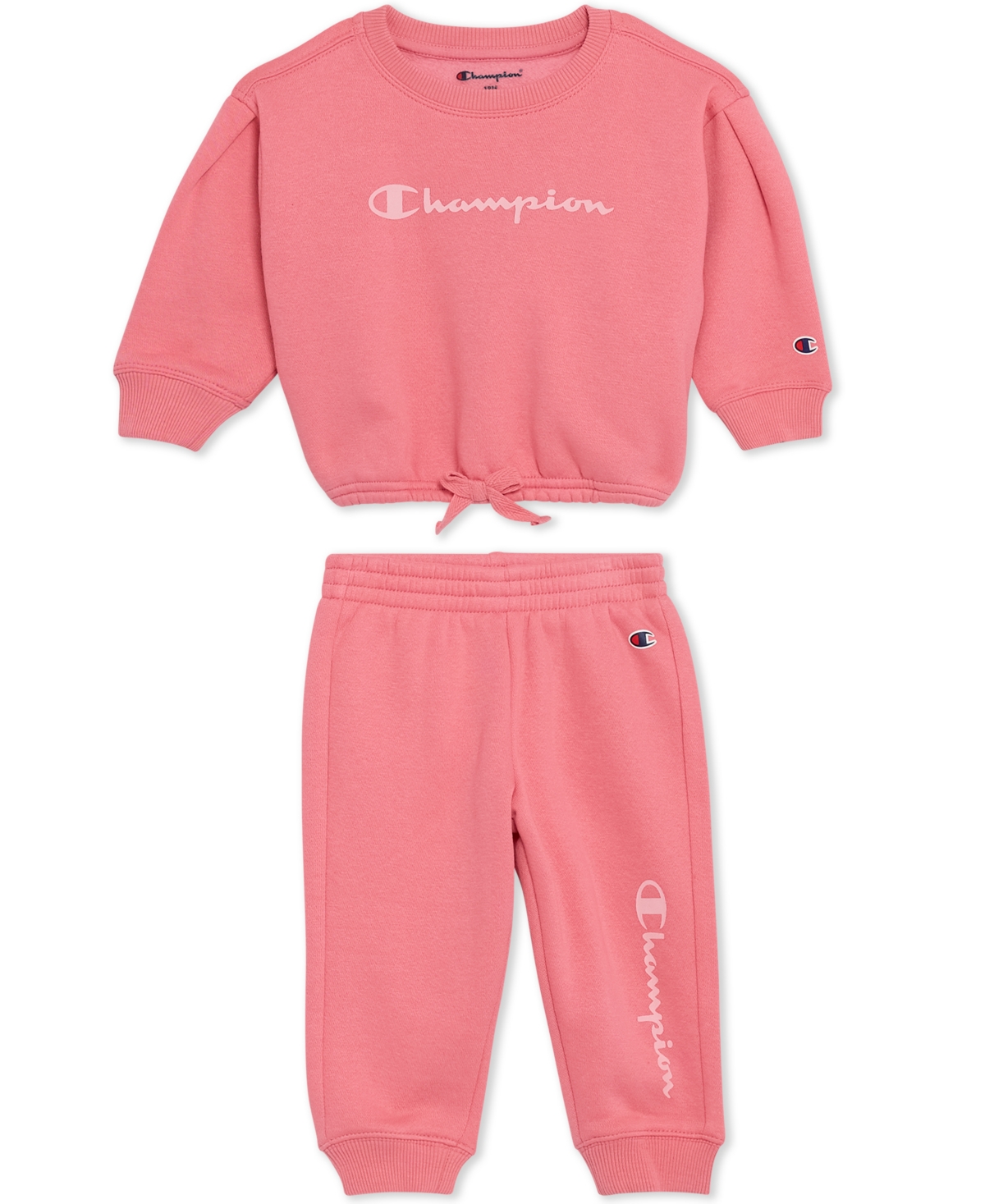 Click here for Champion Baby Girls 2-Piece Long Sleeve Crew Sweat... prices