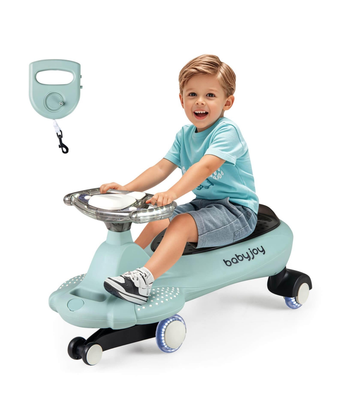 Click here for Wiggle Car with Hauling Rope Ride on Toy with Unde... prices