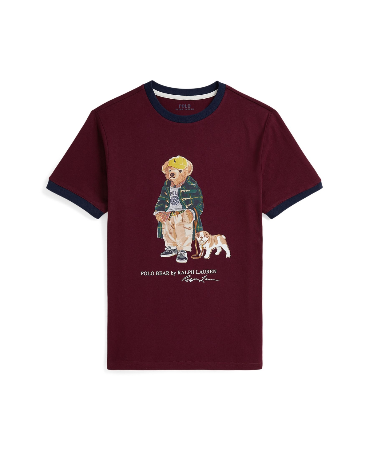 Click here for Polo Ralph Lauren Big Boys Polo Bear Cotton Ringer... prices