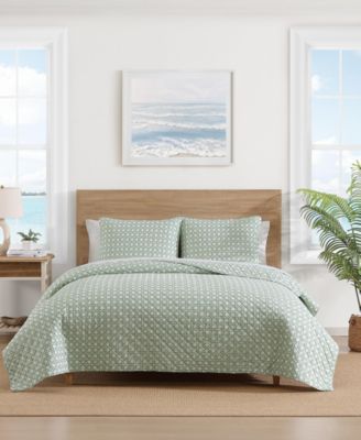 Click here for Tommy Bahama Diamond Isle Cotton Reversible Quilt... prices