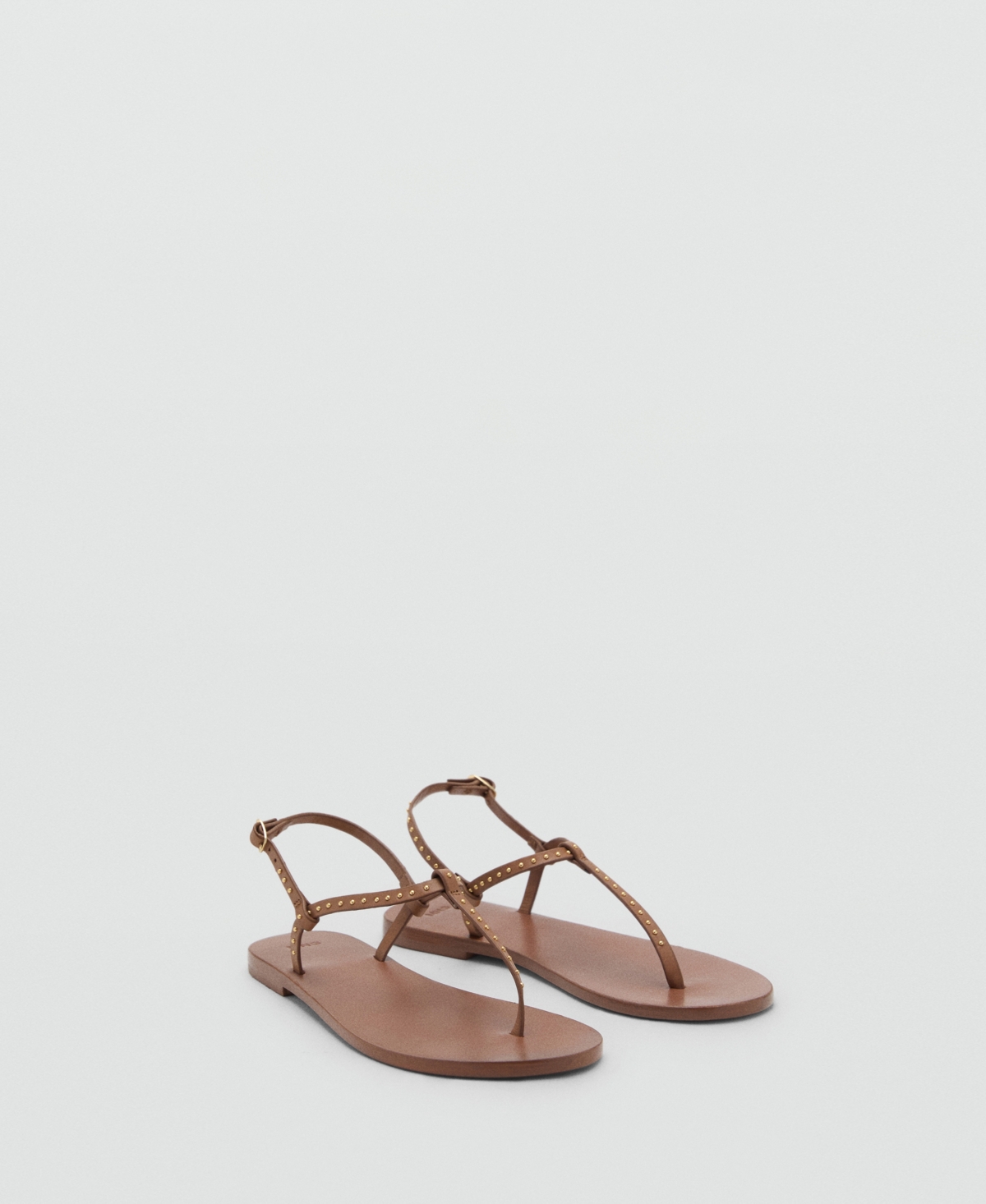 Click here for Mango Womens Mini Studs Leather Sandals - Leather prices