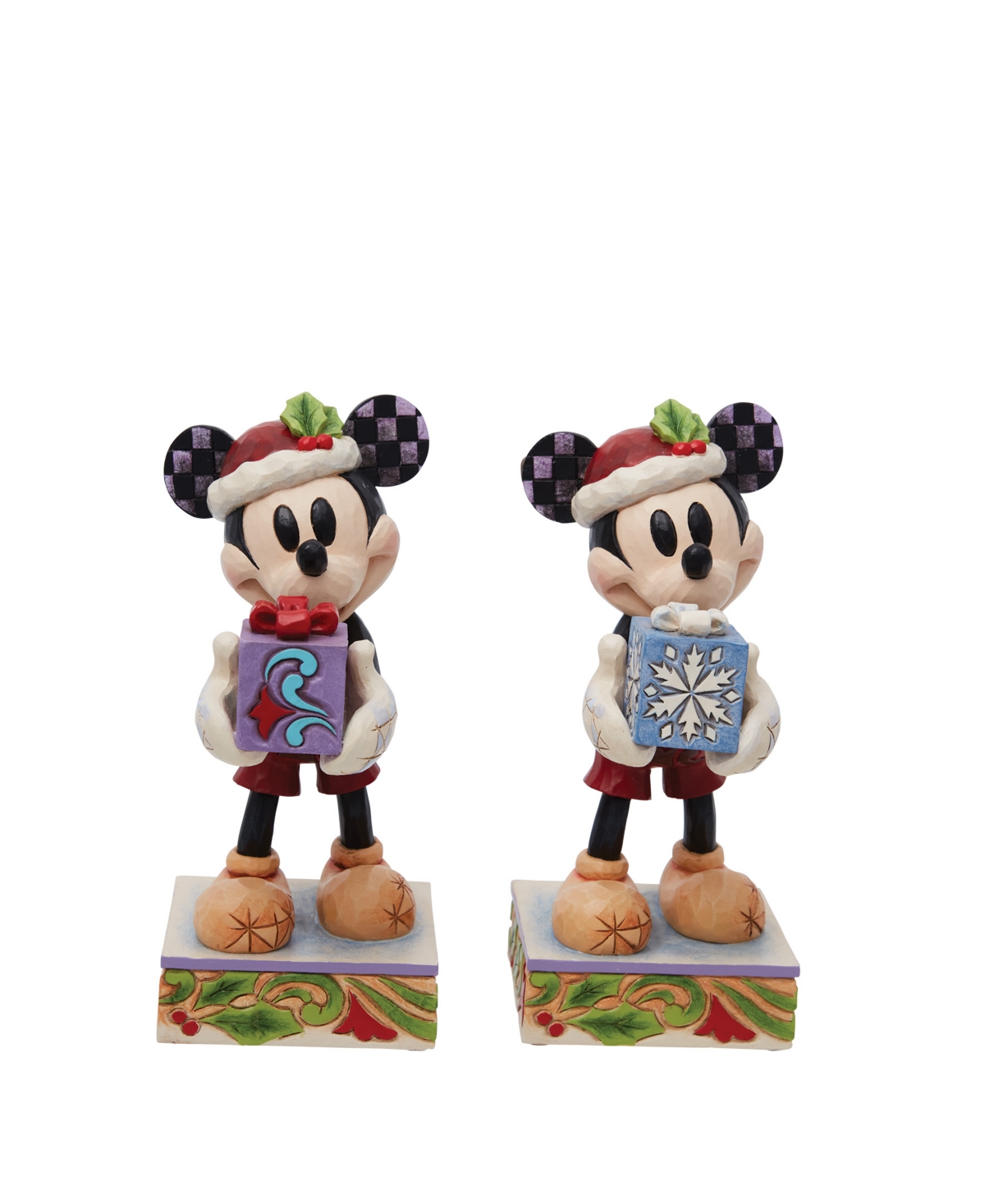 Click here for Jim Shore Traditions Santa Mickey Gift  Set of 2 -... prices
