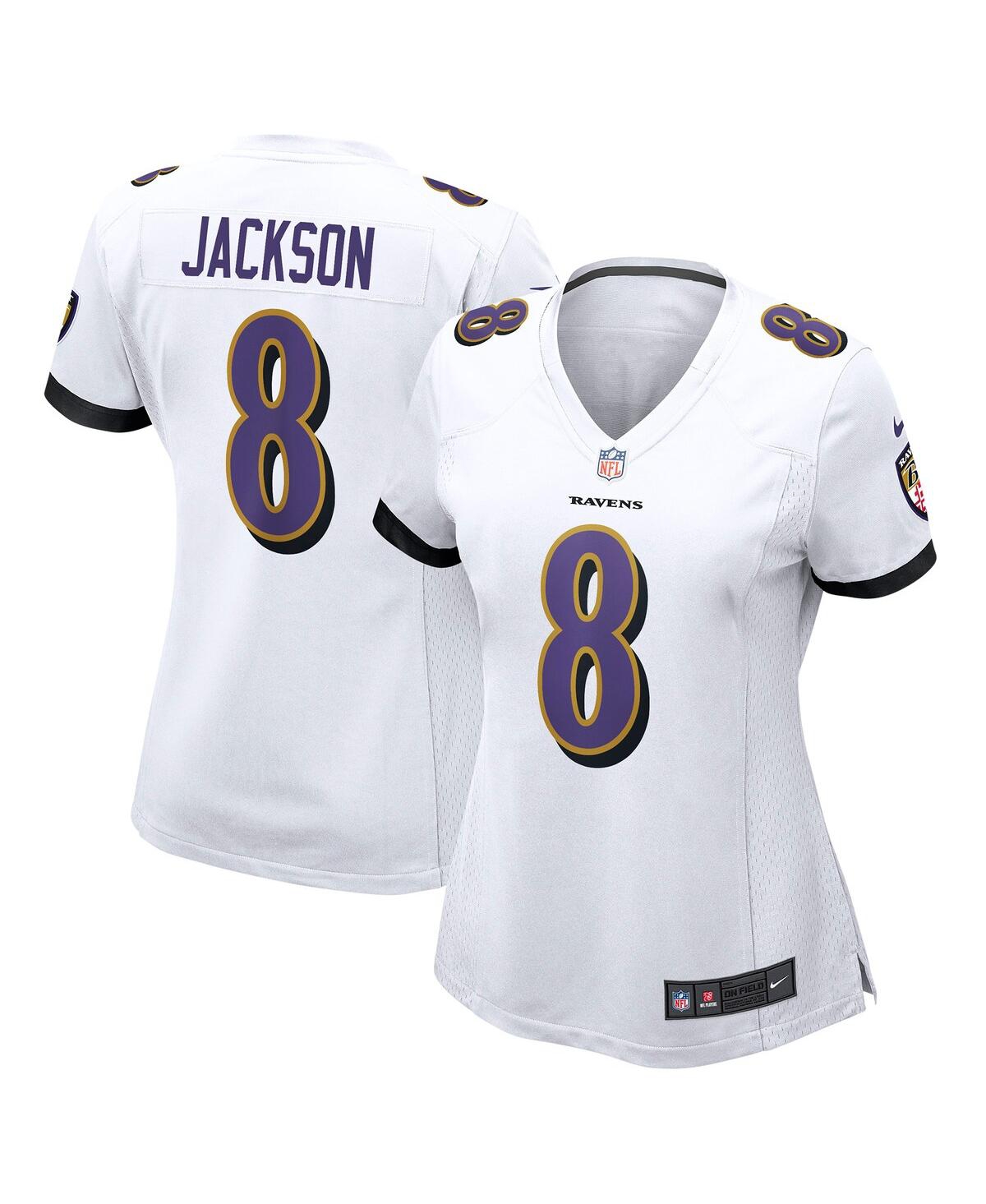 Click here for Nike Womens Lamar Jackson White Baltimore Ravens P... prices