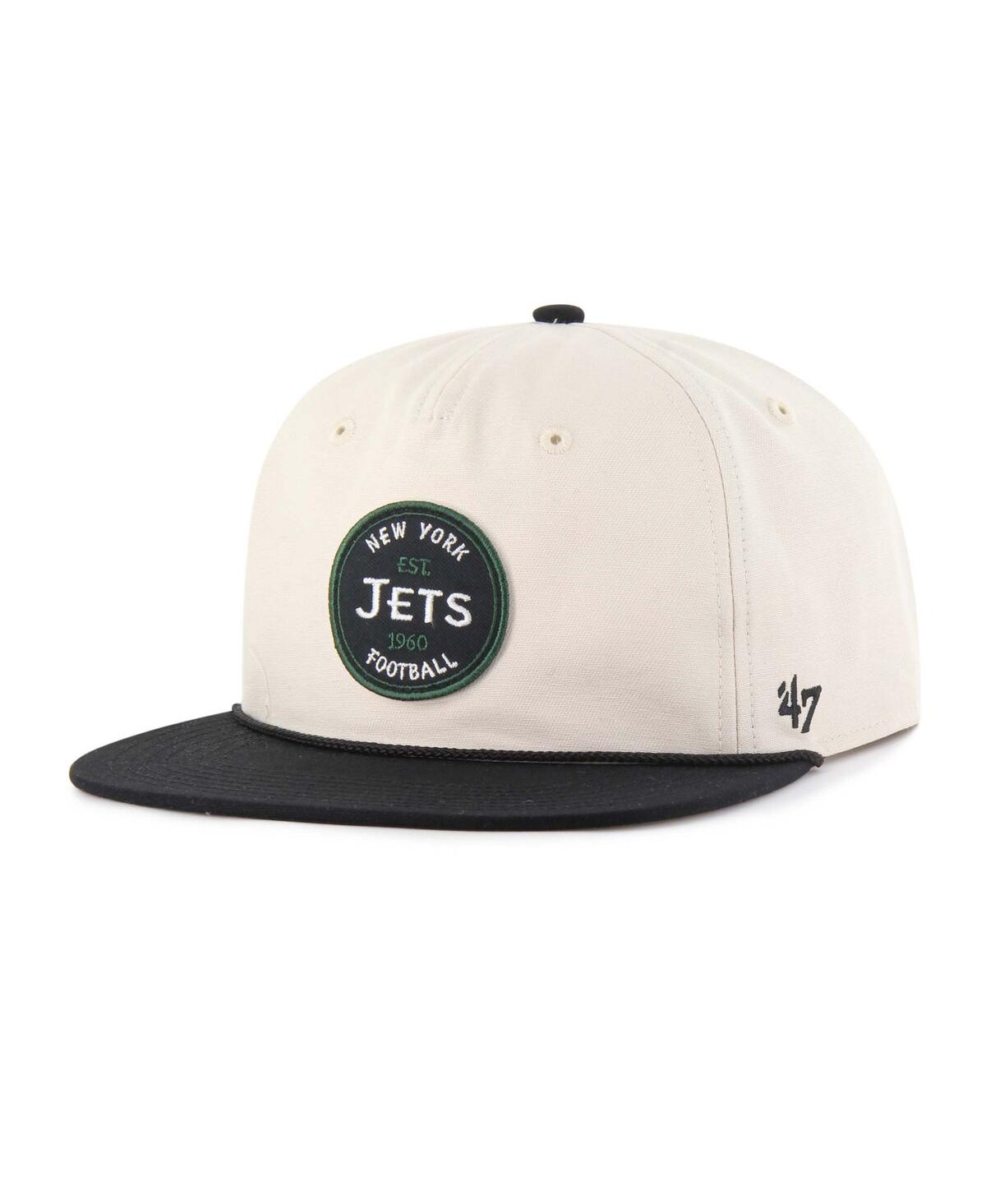Click here for 47 Brand Mens Natural New York Jets Payson Captain... prices