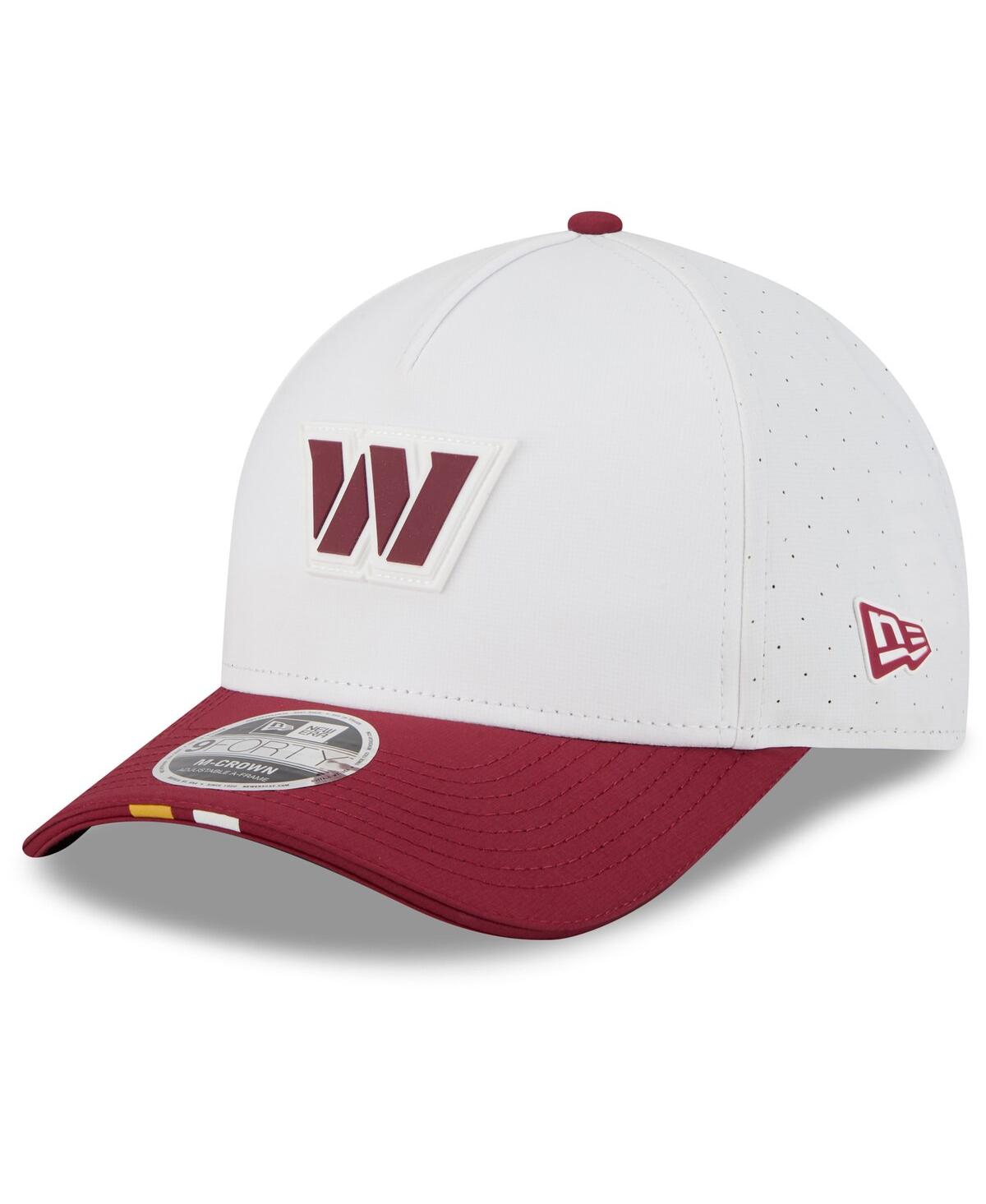 Click here for New Era Mens White/Burgundy Washington Commanders... prices