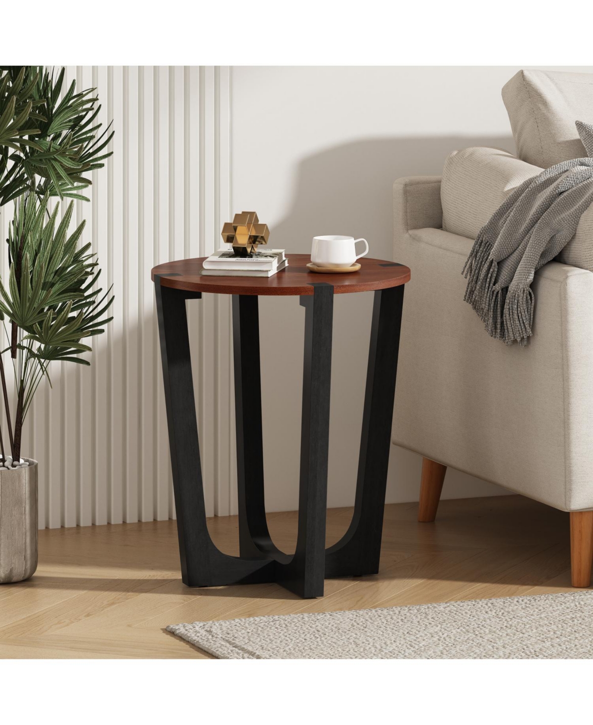 Click here for Streamdale Furniture Acacia Wood Side Table - Mode... prices