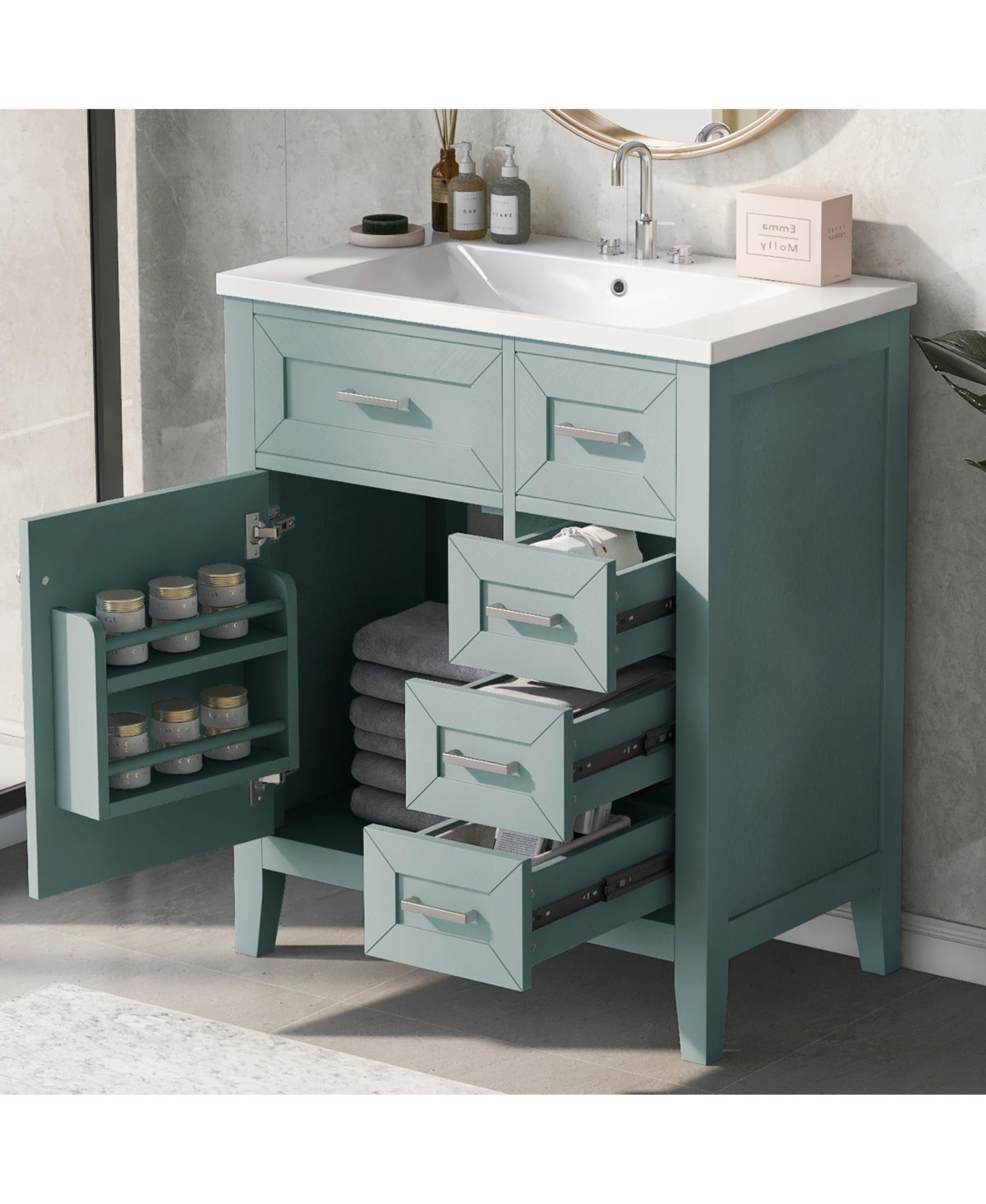 Click here for Streamdale Furniture 30" Bathroom Vanity with... prices