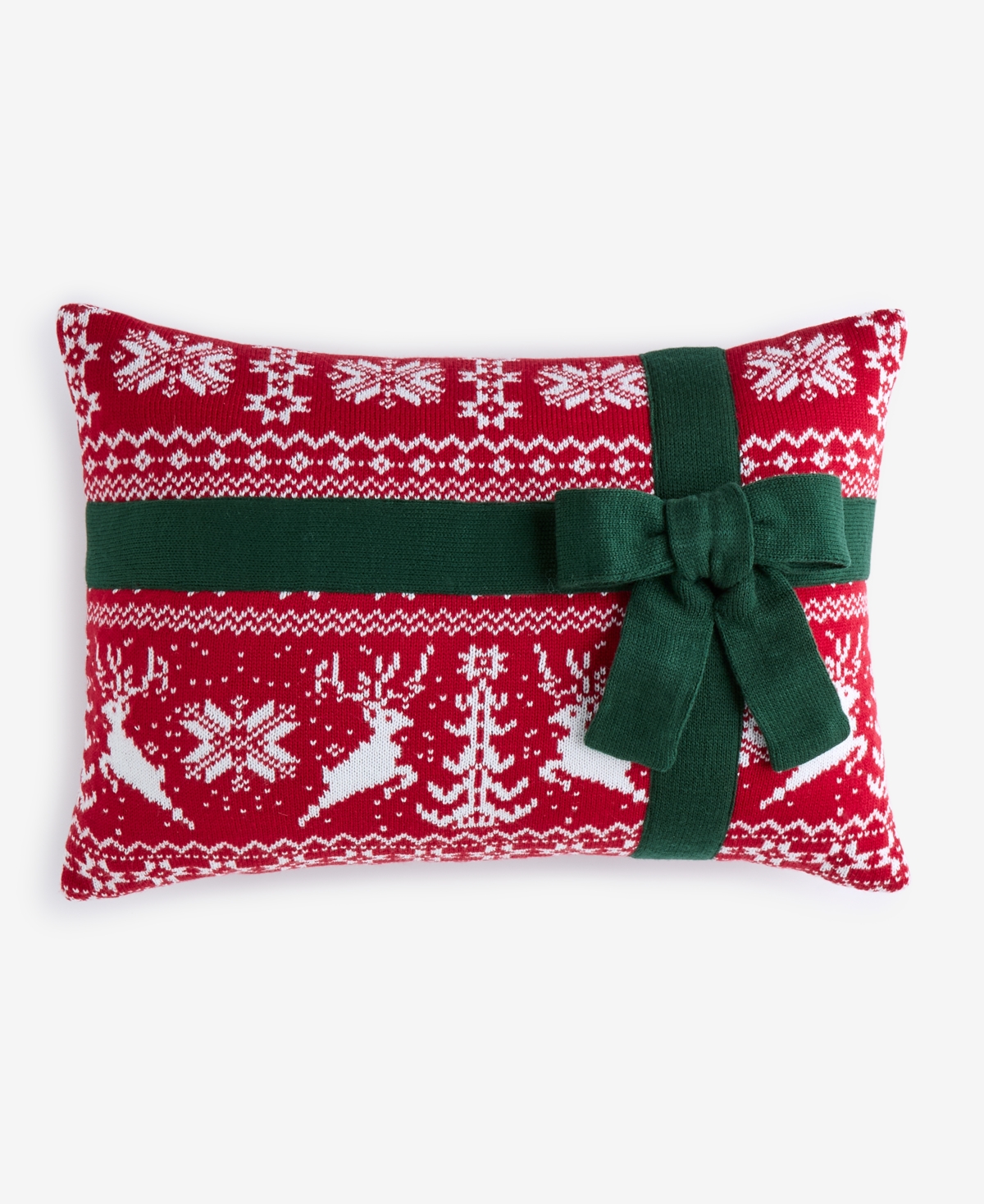 Click here for Holiday Lane Knit Present Decorative Pillow  14 x... prices