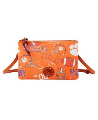 Dooney & Bourke Clemson Tigers Top Zip Crossbody Purse - Macy's