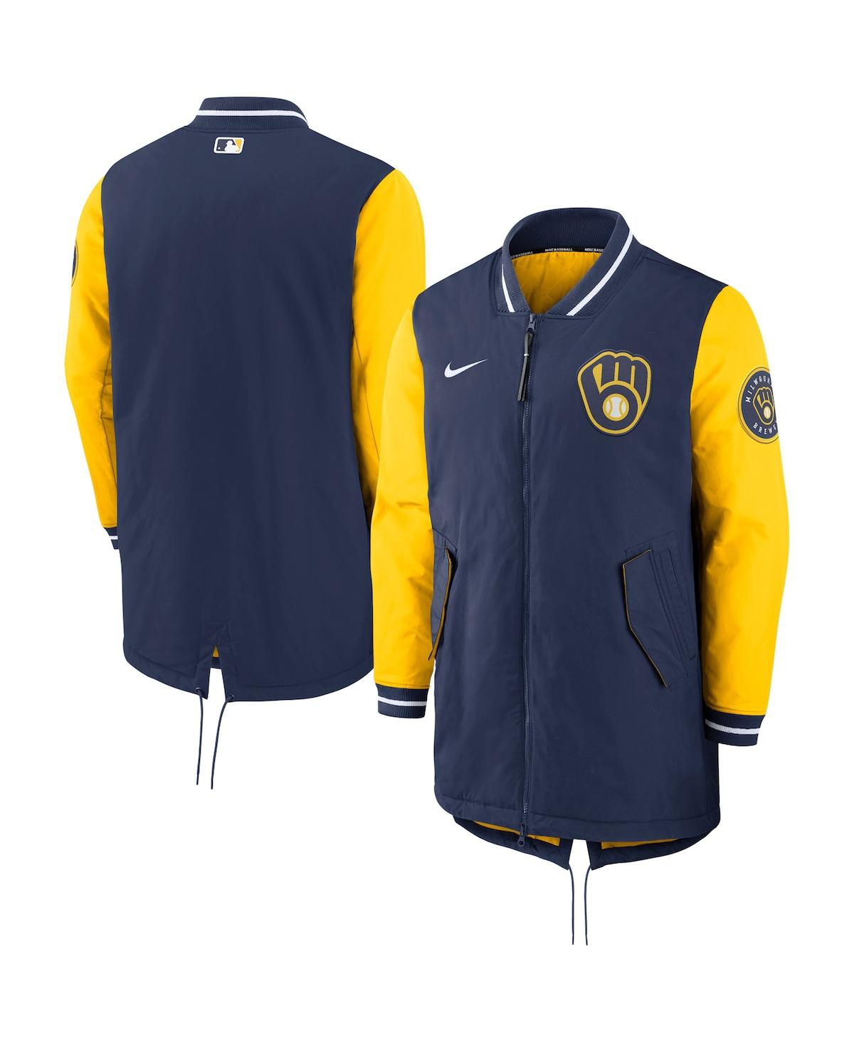 Click here for Nike Mens Navy Milwaukee Brewers Dugout Performanc... prices