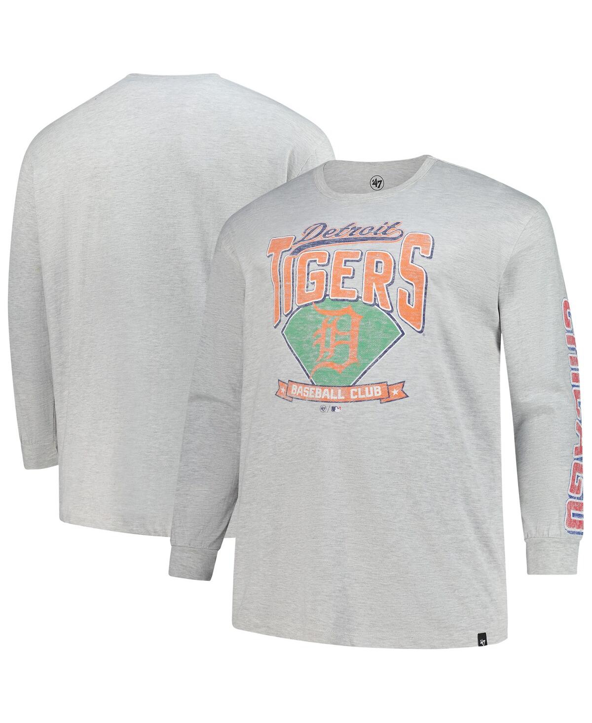 Click here for 47 Brand Mens Gray Detroit Tigers Big Tall Distres... prices