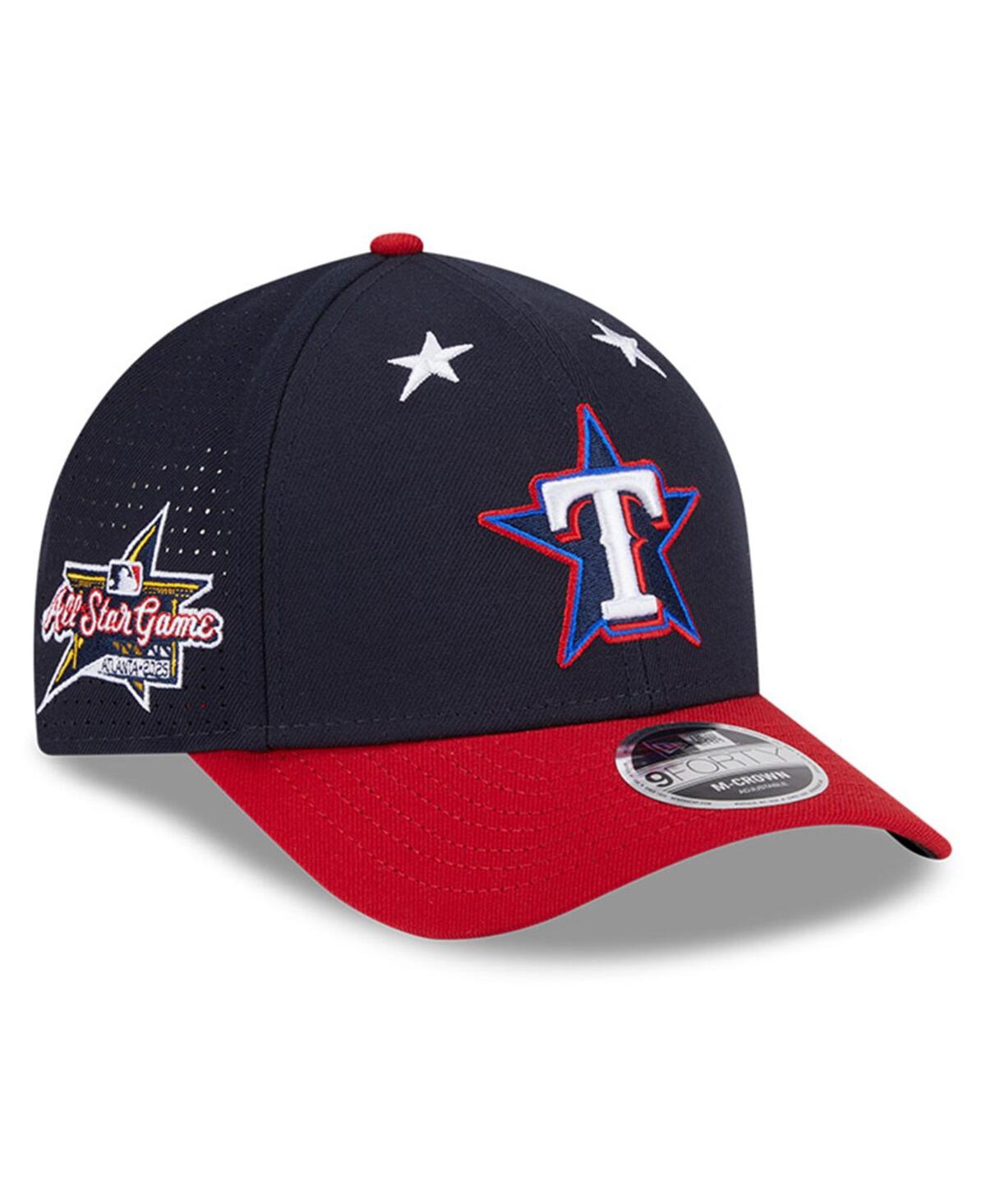 Click here for New Era Mens Navy/Red Texas Rangers 2025 Mlb All-S... prices
