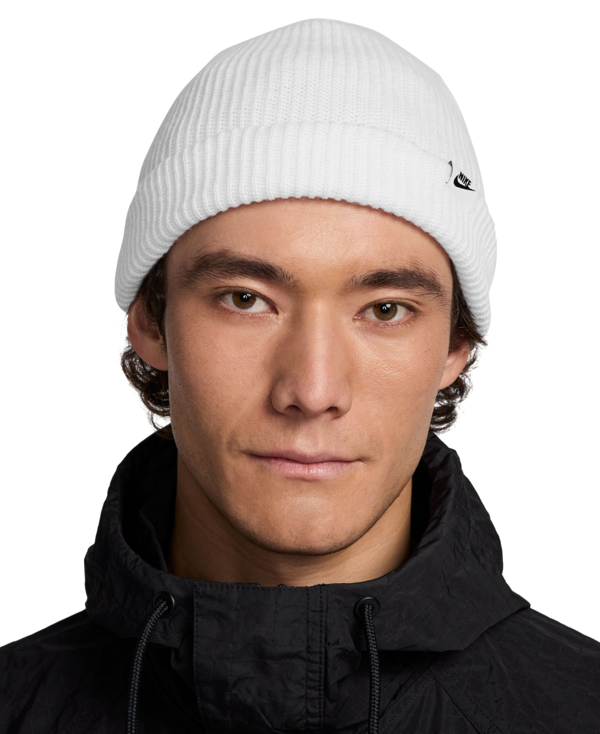 Click here for Nike Mens Gray Futura Terra Cuffed Knit Hat - Whit... prices