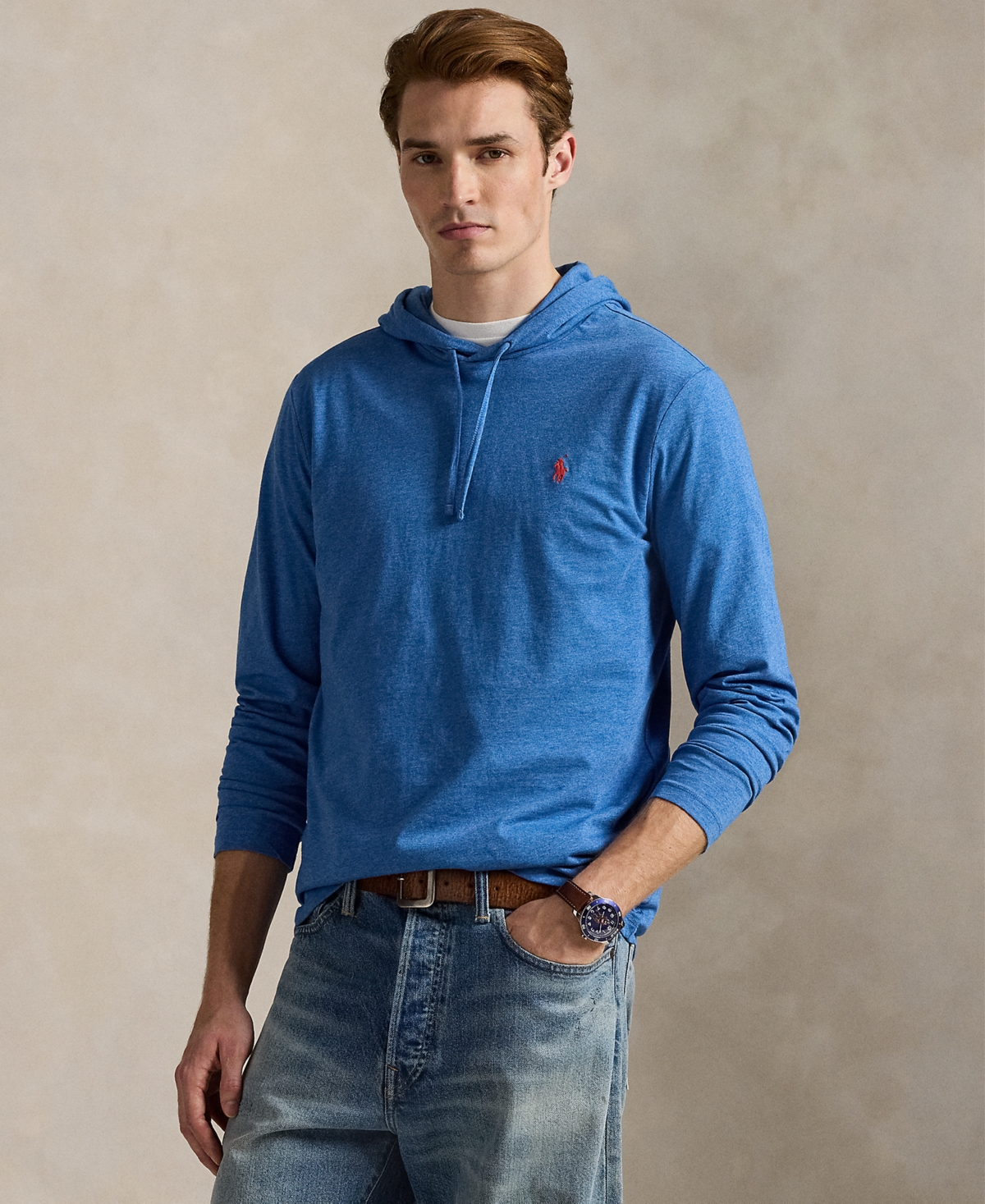 Click here for Polo Ralph Lauren Mens Jersey Hooded T-Shirt - Fre... prices