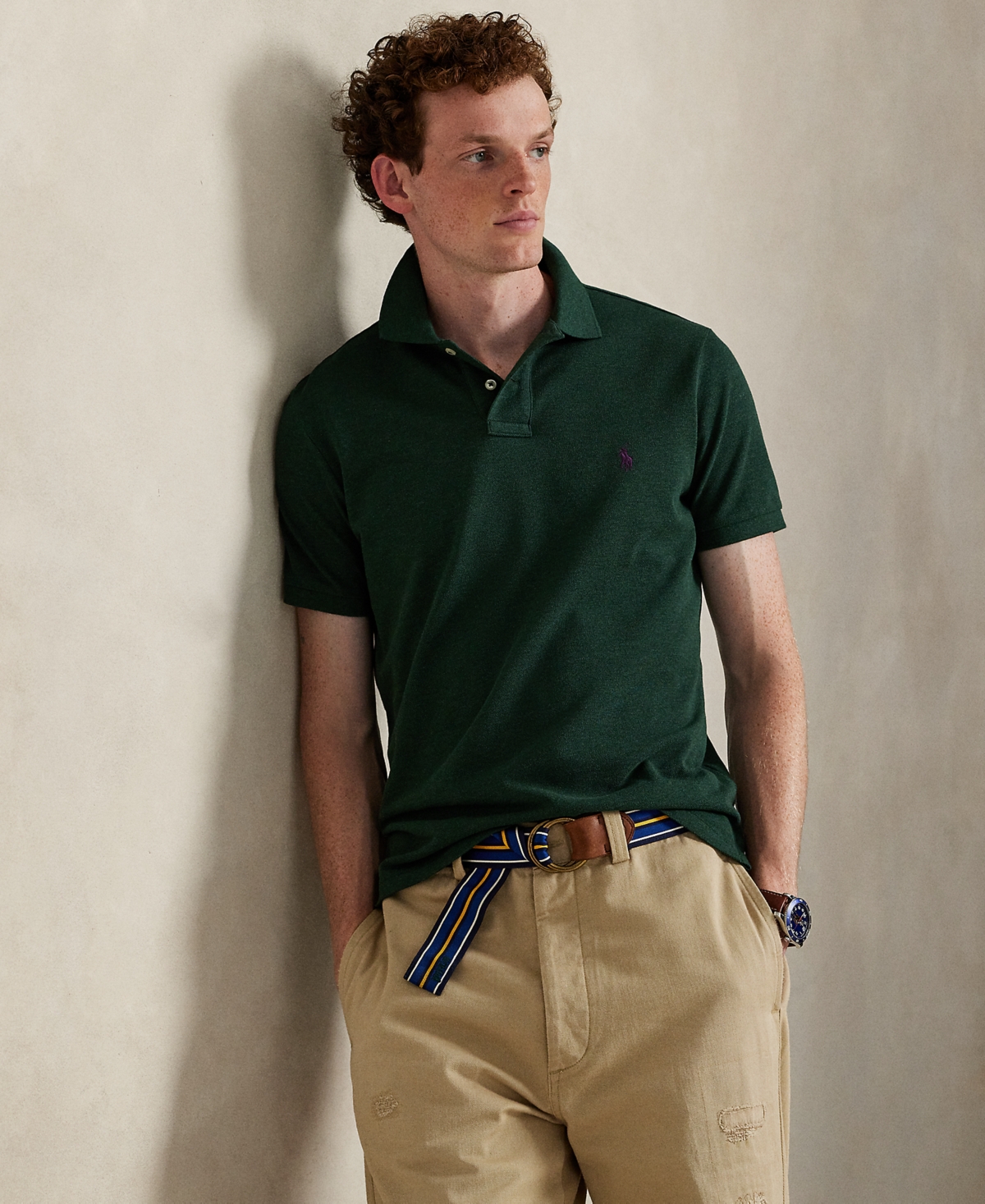 Click here for Polo Ralph Lauren Mens Classic-Fit Cotton Polo Shi... prices