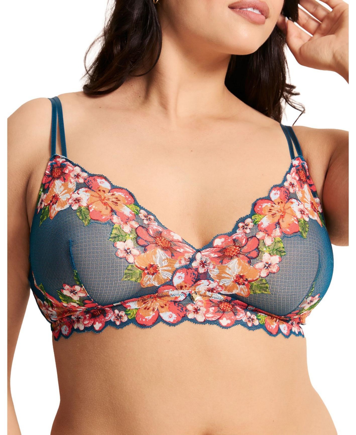 Click here for Adore Me Martha Womens Plus-Size Unlined Bralette... prices