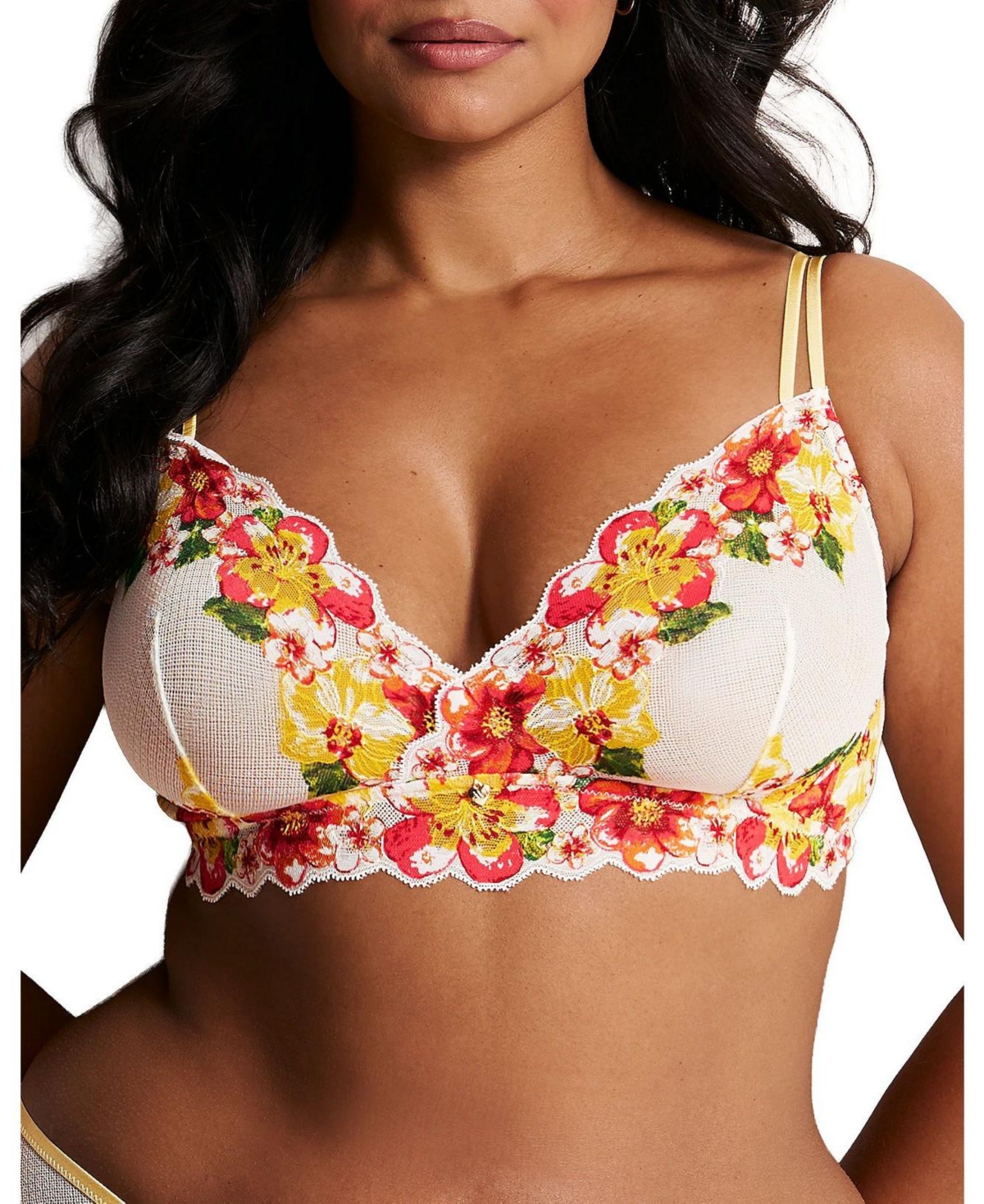 Click here for Adore Me Martha Womens Plus-Size Unlined Bralette... prices
