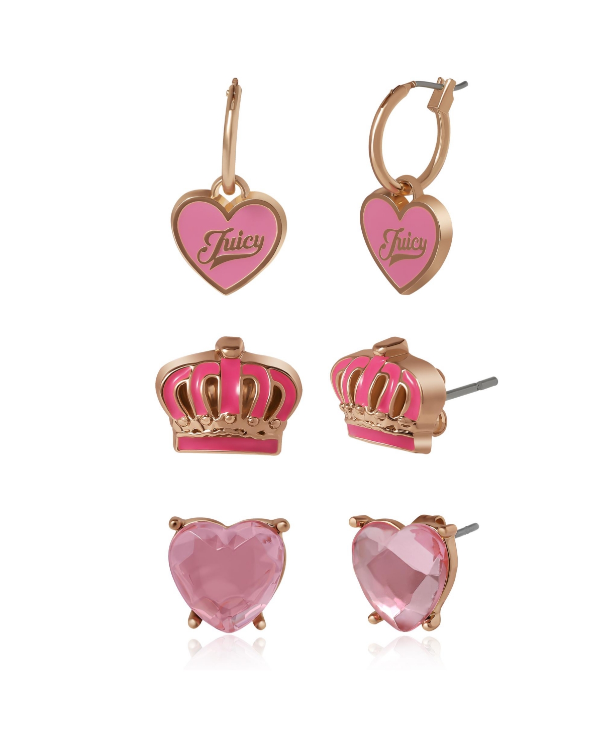 Click here for Juicy Couture Kids 3-Pair Earrings Set ? Stylish S... prices