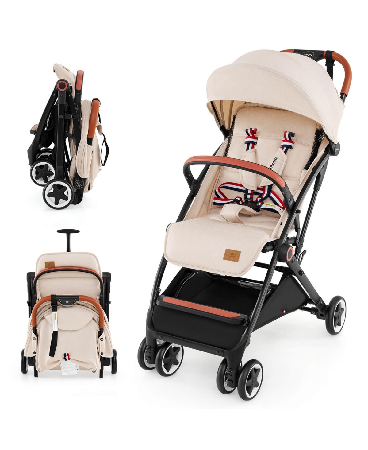 Click here for Costway Lightweight Stroller Aluminium Frame with... prices