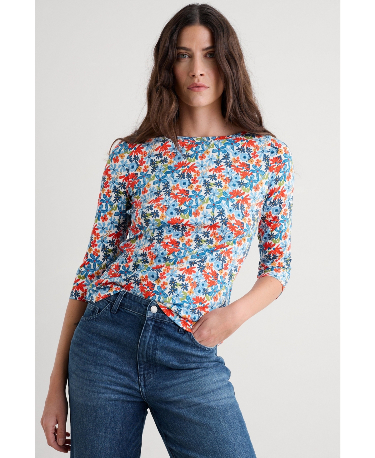 Click here for Seasalt Cornwall Womens 3/4 Easel Top - Pastel gar... prices