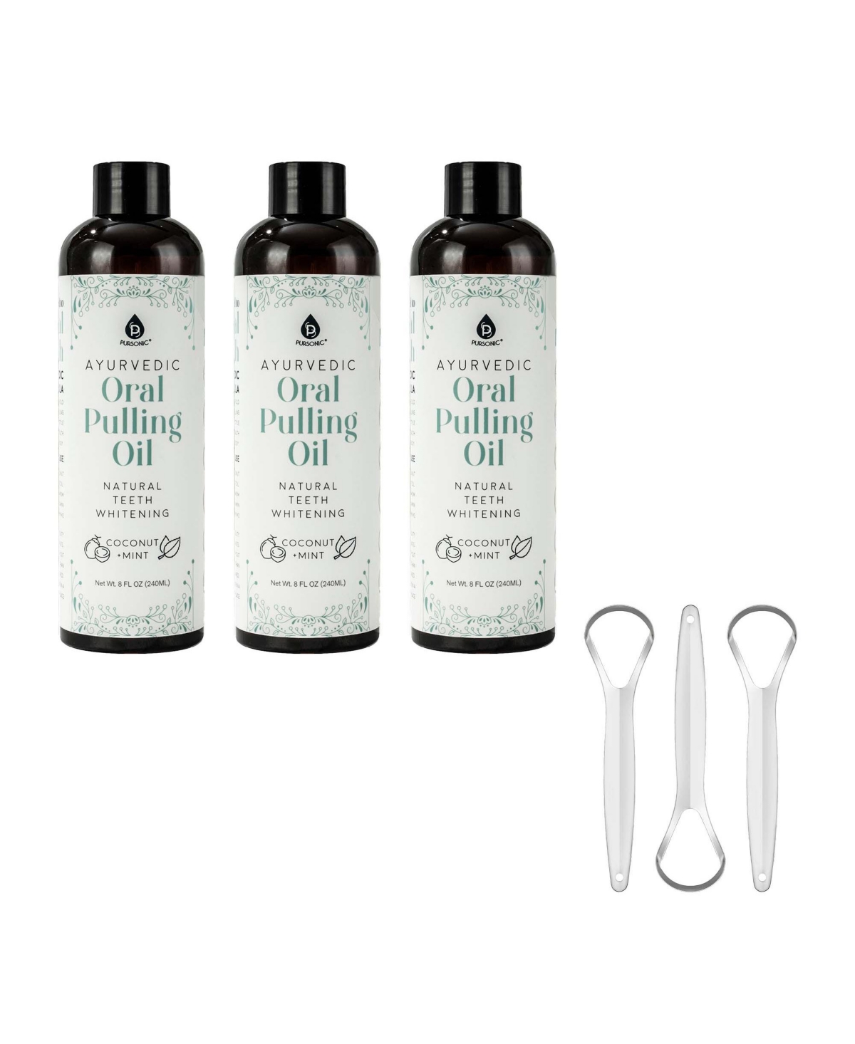 Click here for Pursonic Ayurvedic Oral Pulling Oil Bundle –... prices