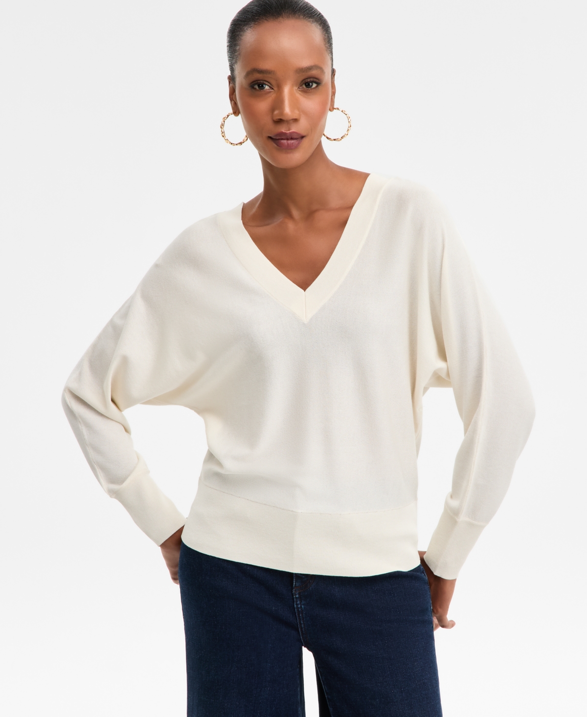 Click here for I.n.c. International Concepts Womens V-Neck Sweate... prices