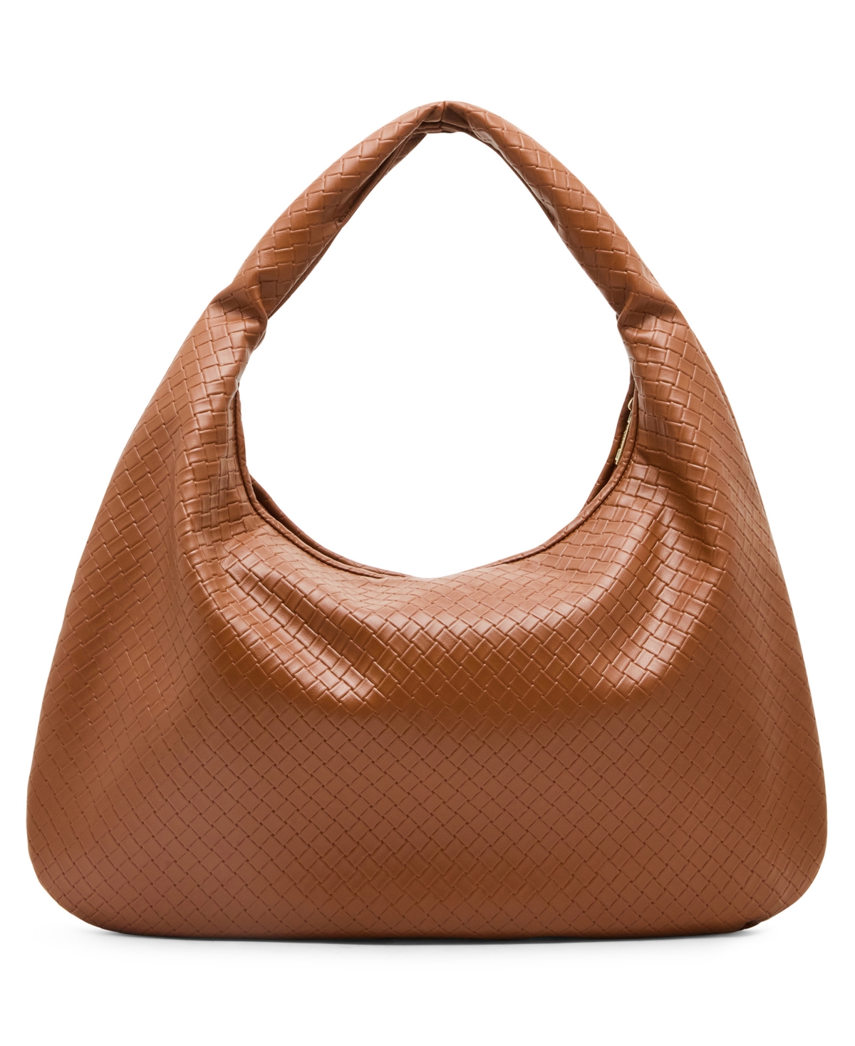 Click here for Madden Girl Jesinia Woven Zipper Hobo Bag - Chocol... prices