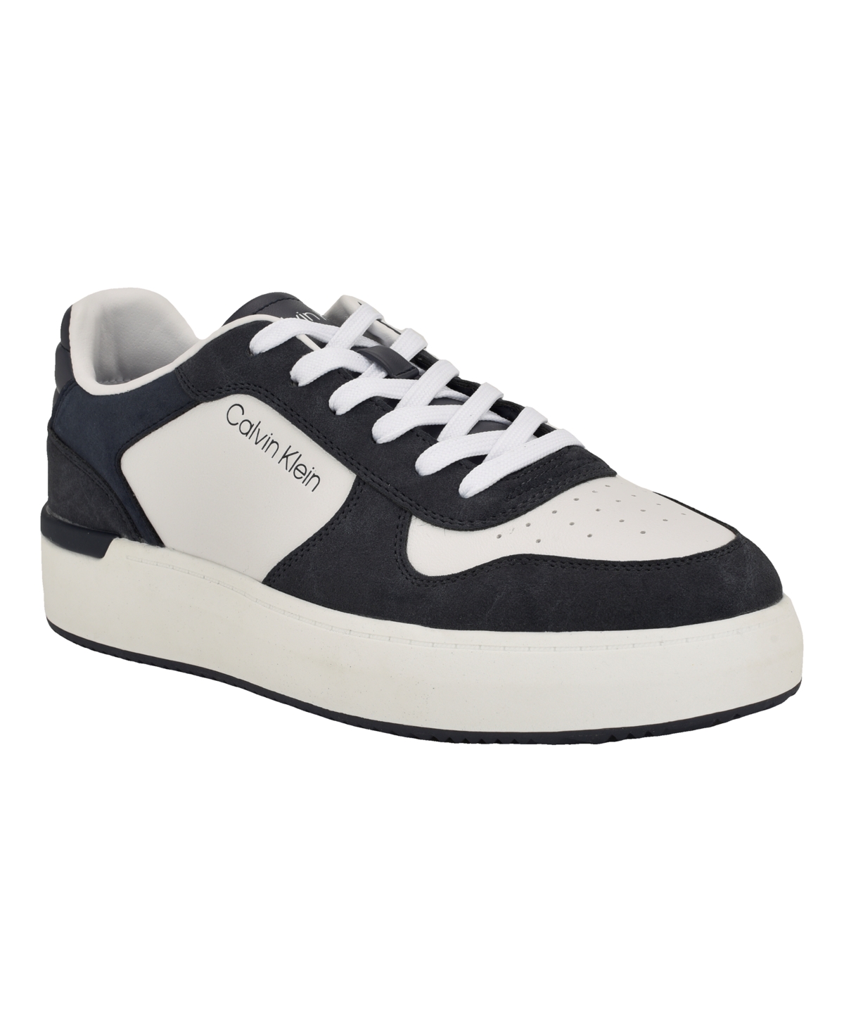 Click here for Calvin Klein Mens Brayton Casual Lace Up Sneakers... prices