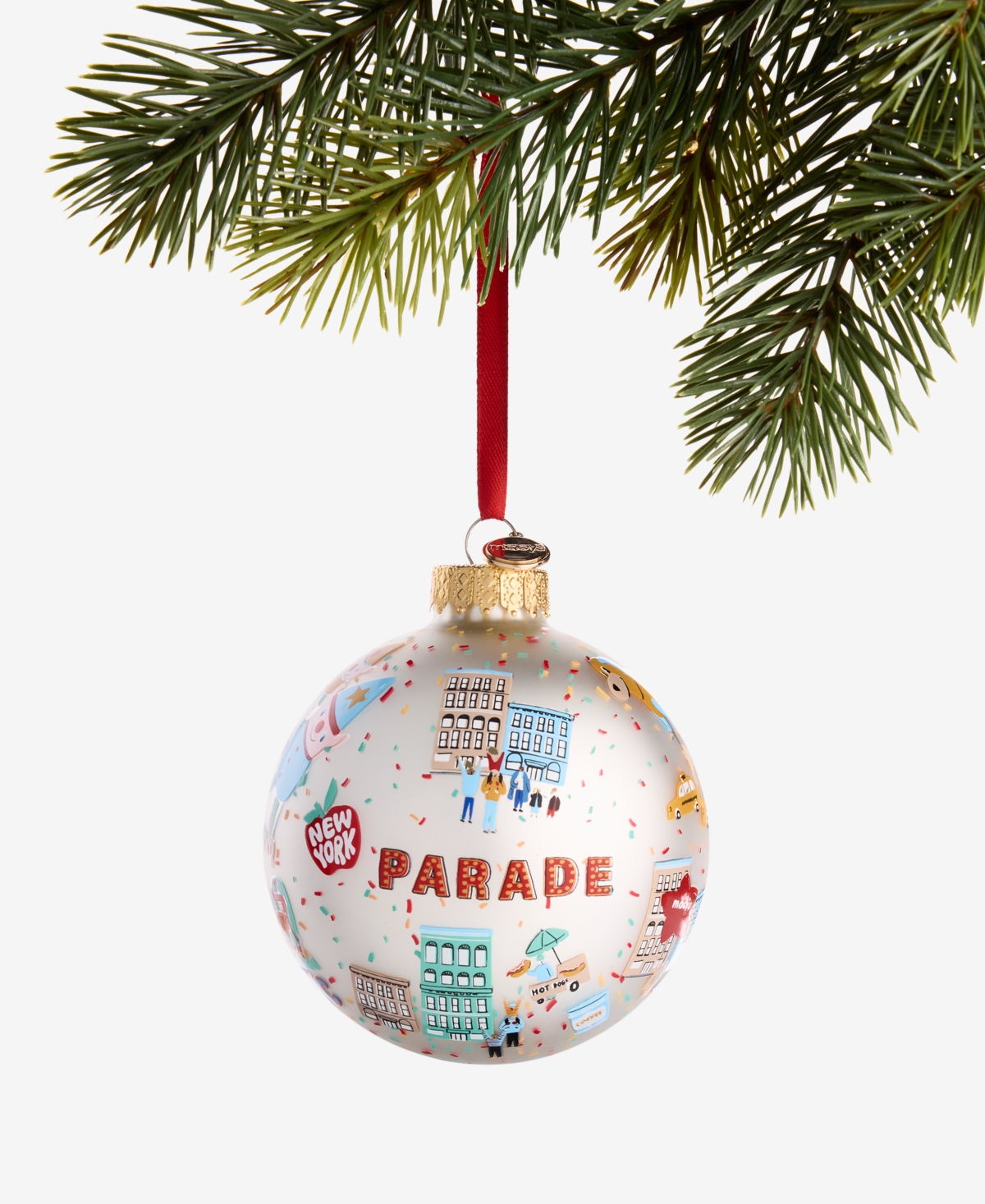 Click here for Macys Thanksgiving Day Parade Glass Ball Ornament... prices