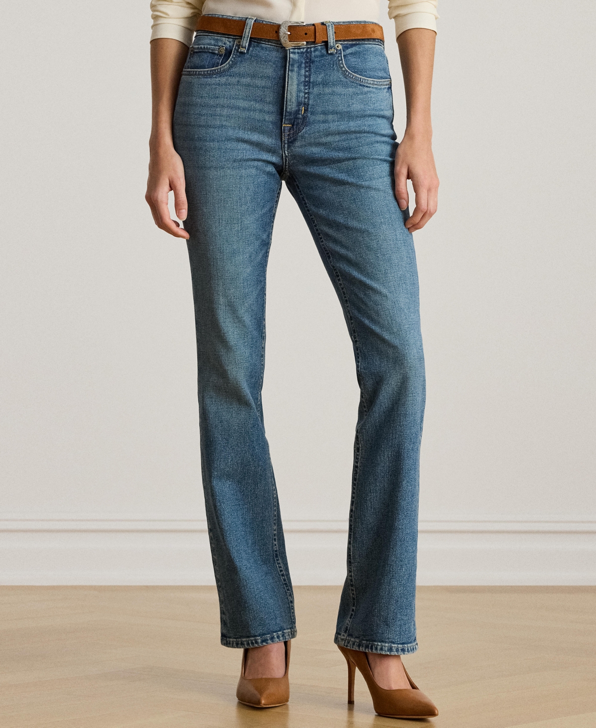 Click here for Lauren Ralph Lauren Womens High-Rise Boot Jeans -... prices