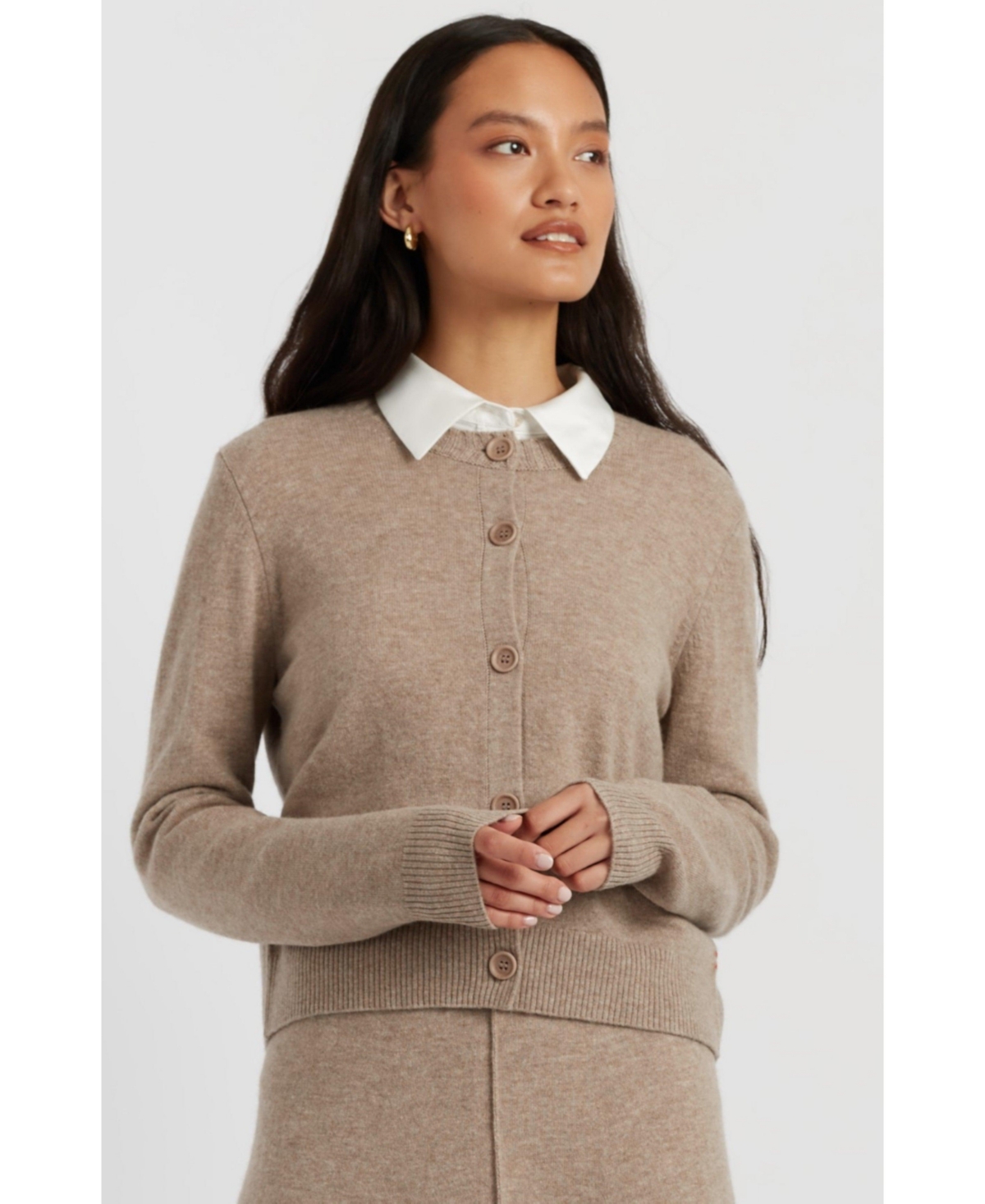Click here for Chinti & Parker Womens Wool Cashmere Blend Crew Ne... prices