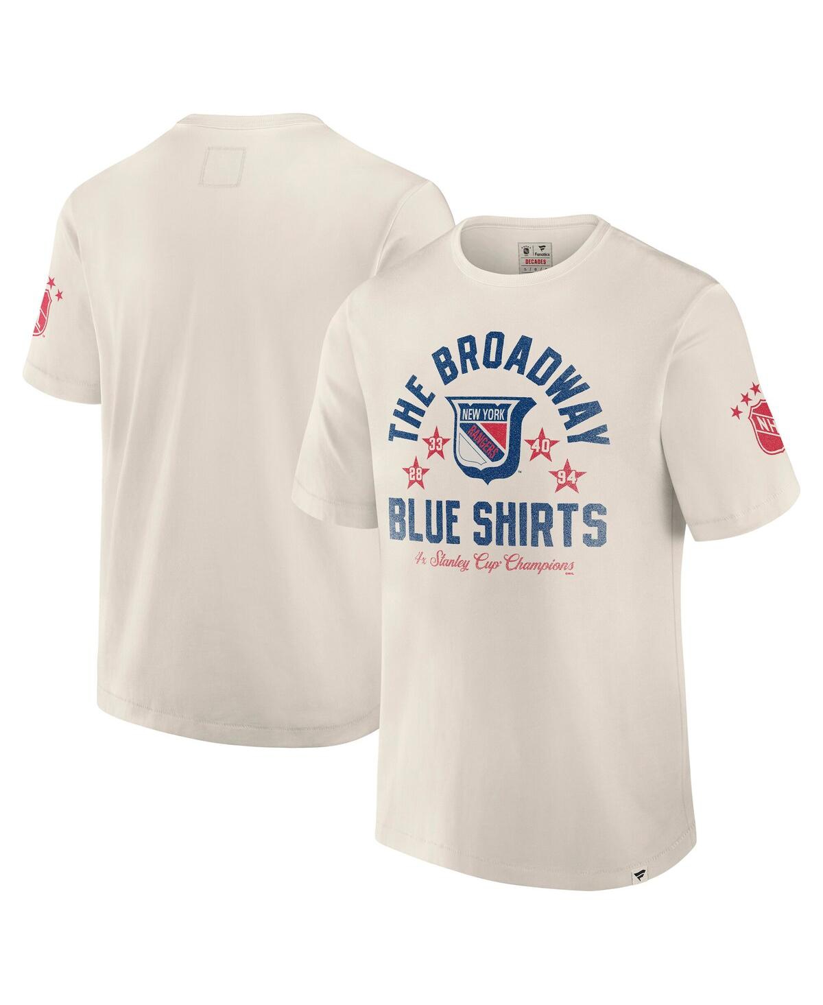 Click here for Fanatics Mens White New York Rangers Decades Colle... prices
