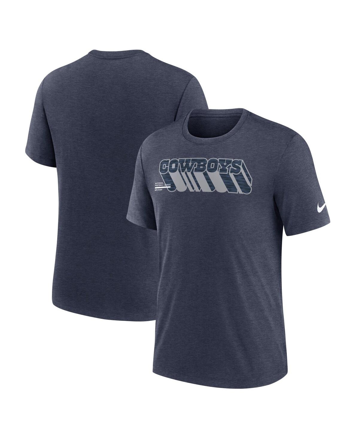 Click here for Nike Mens Heather Navy Dallas Cowboys Long Pass Tr... prices
