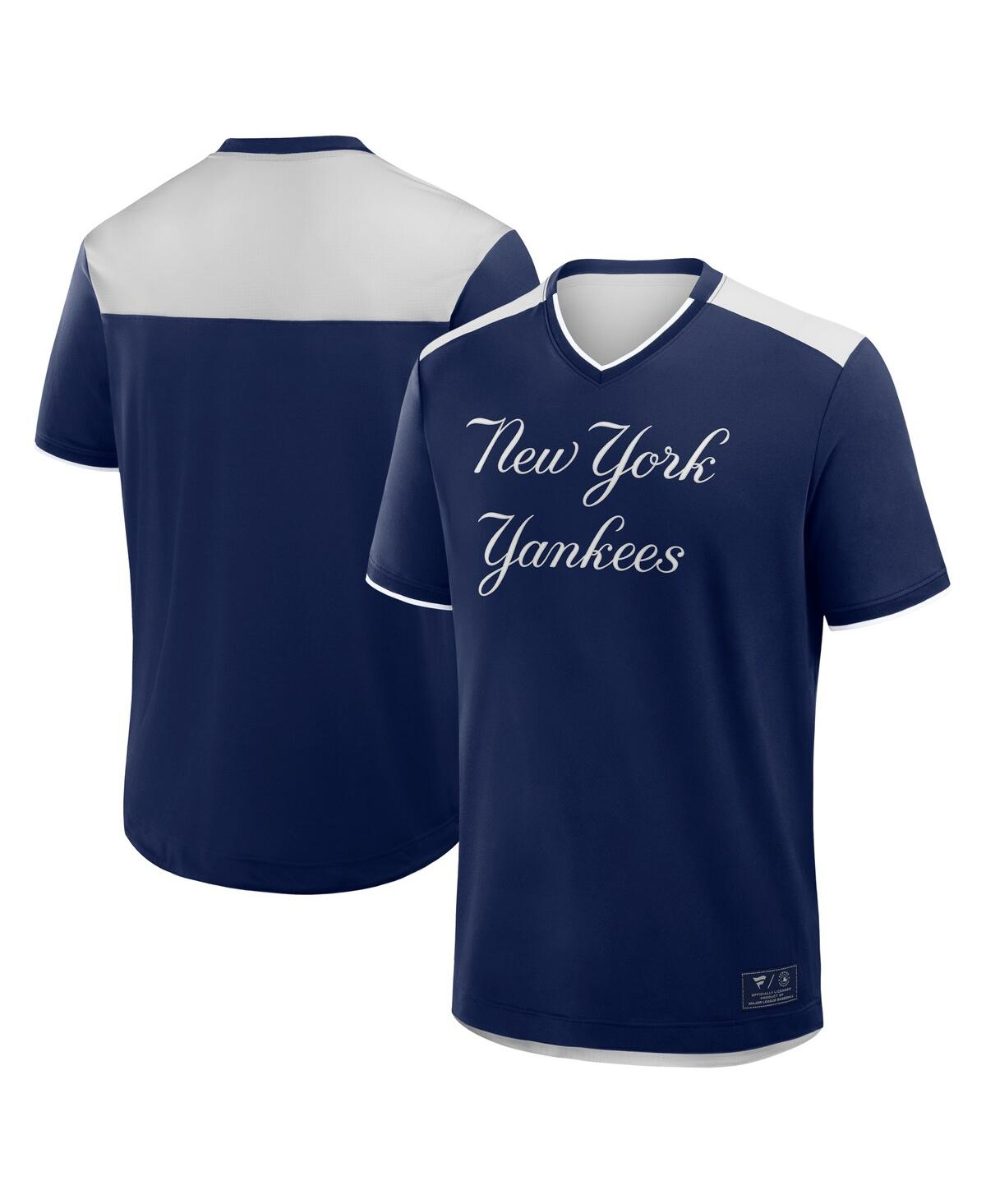 Click here for Fanatics Mens Navy New York Yankees Walk Off V-Nec... prices