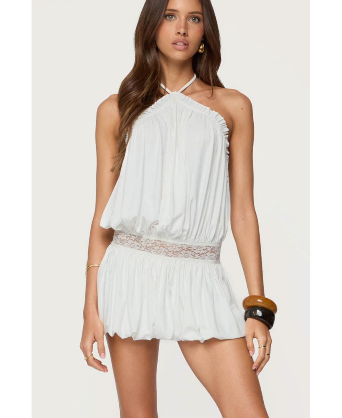 Click here for Edikted Womens Aida Backless Bubble Mini Dress - W... prices