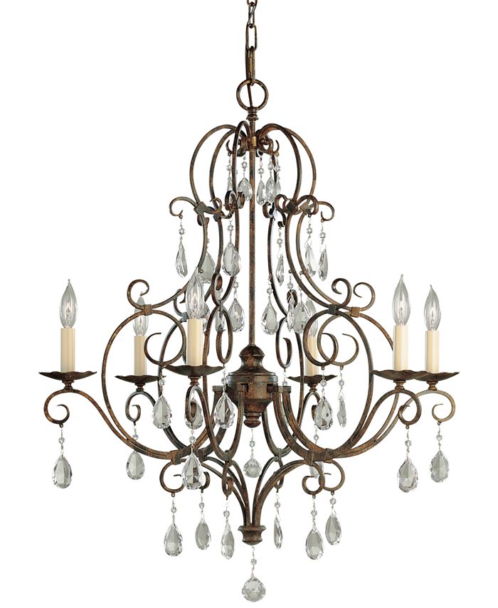 Feiss Chateau 6-Light Single Tier Chandelier - Macy's