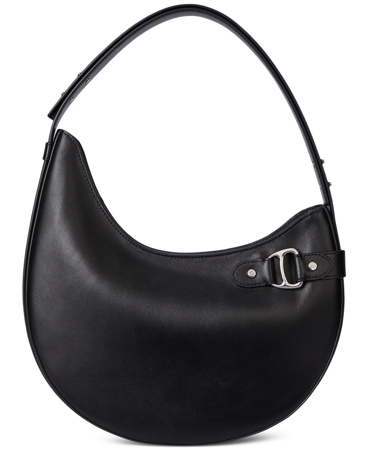 Click here for Lauren Ralph Lauren Tasha Large Shoulder Bag - Bla... prices