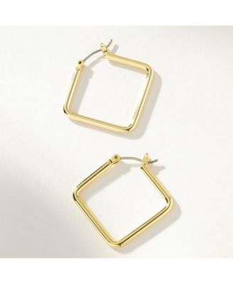 Click here for 14k Gold Plated Girl Boss Hoop Earrings prices