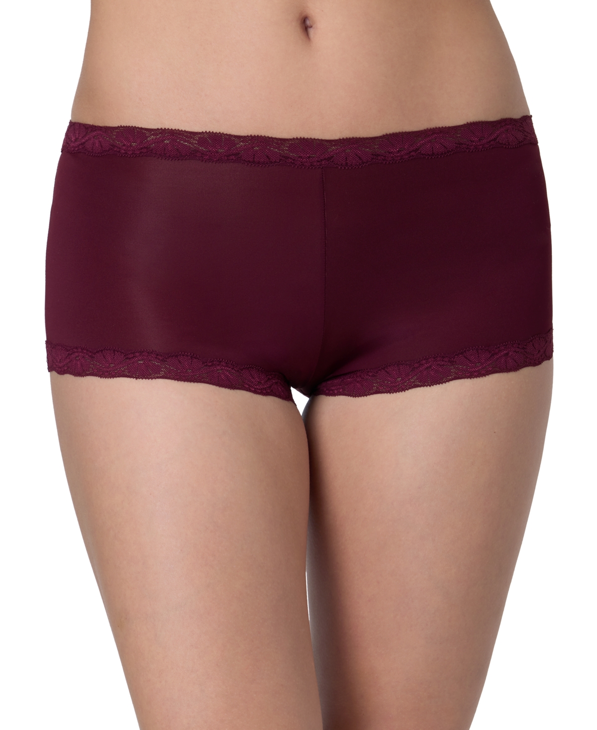 Click here for Maidenform Lace Trim Microfiber Boyshort Underwear... prices